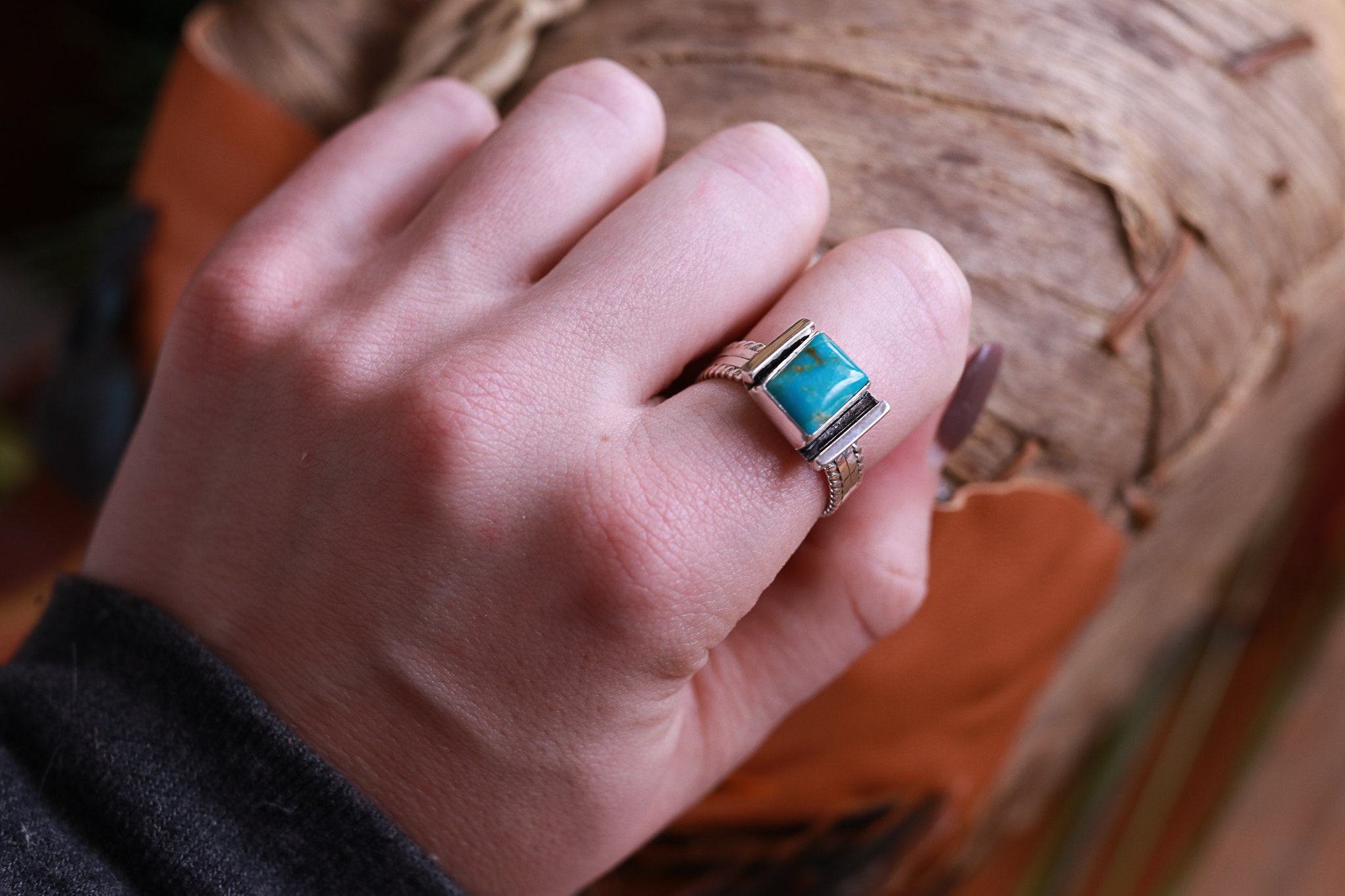 Royston Ring - Native American Turquoise Jewelry - Dakota Sky Stone