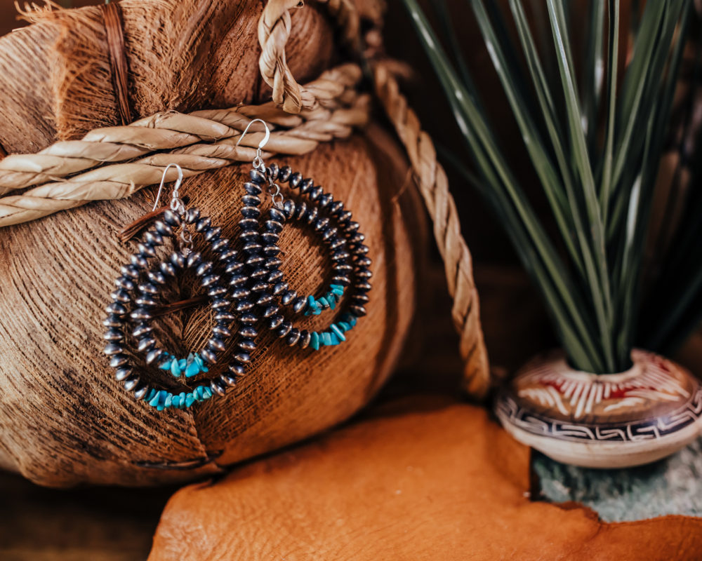 Navajo Pearls Dakota Sky Stone Native American Made