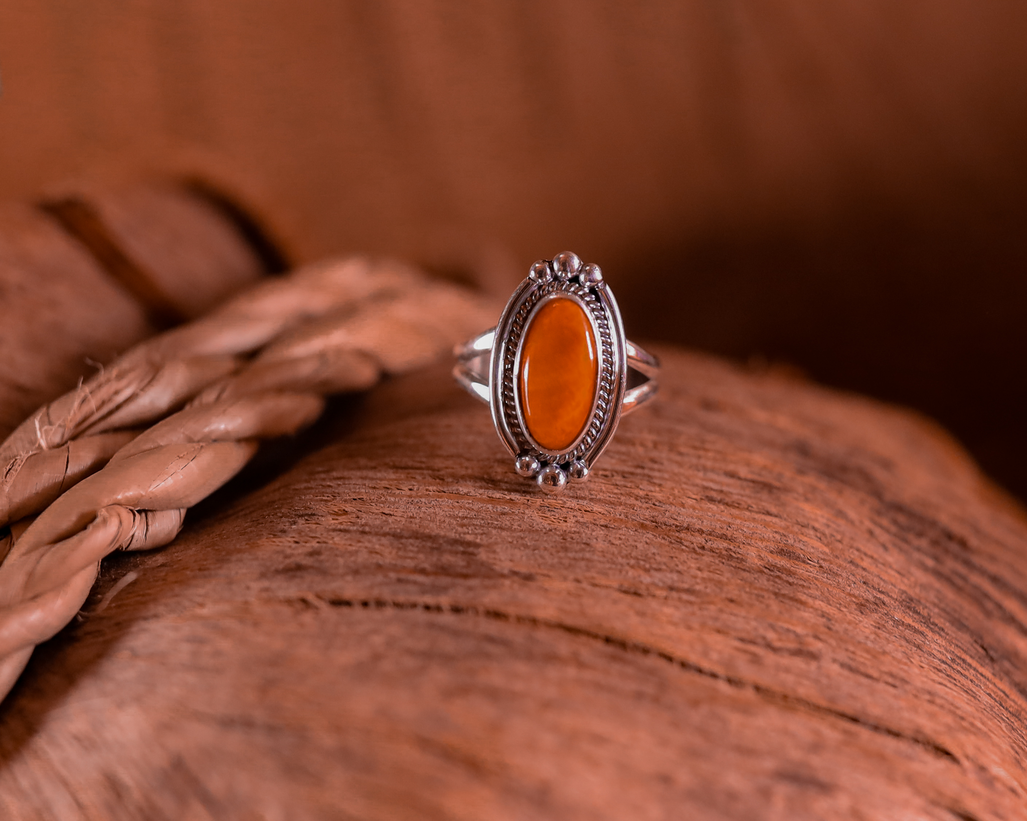 Spiny Oyster Ring Dakota Sky Stone Native Jewelry