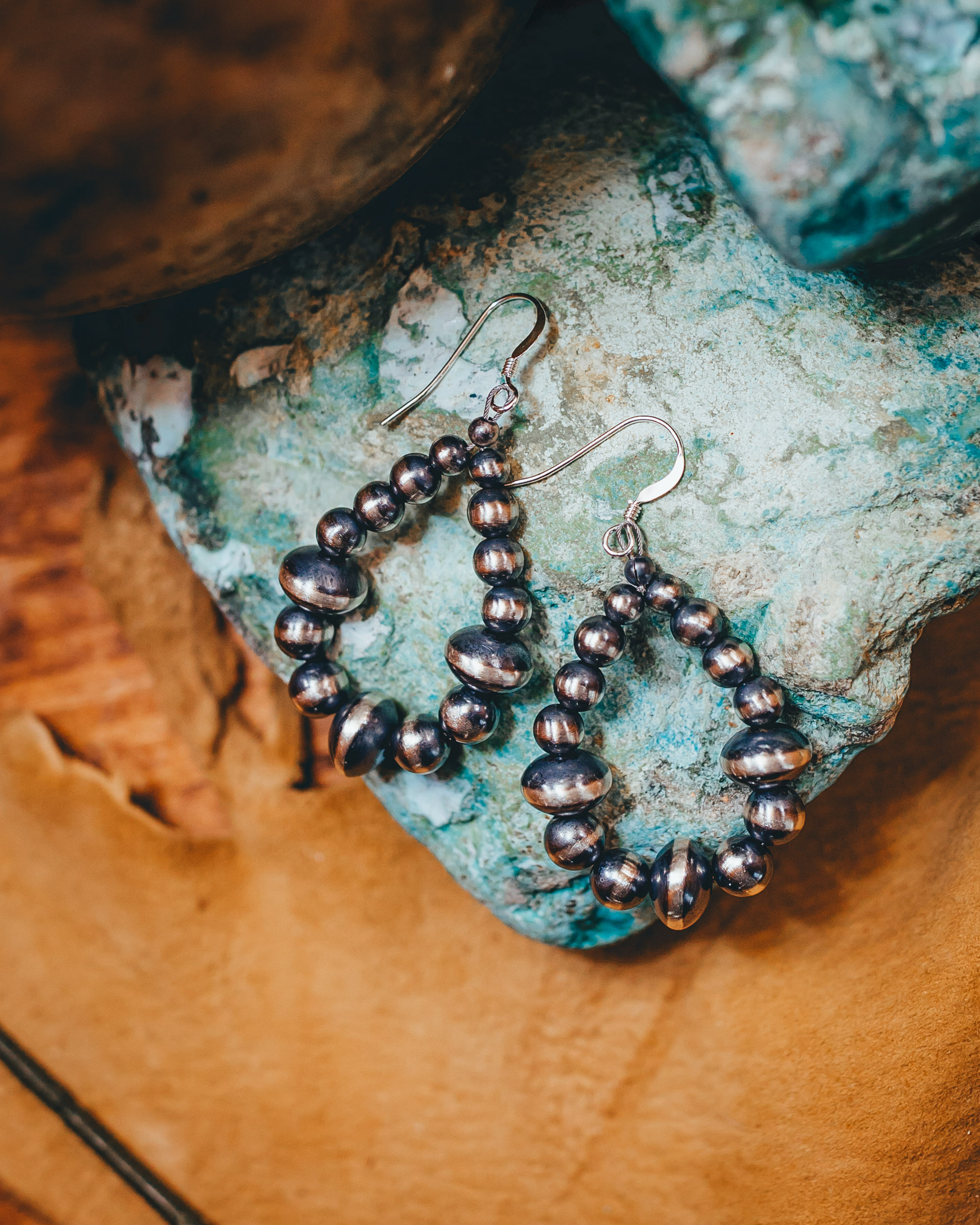 Navajo Pearl Jewelry Native American Made Dakota Sky Stone