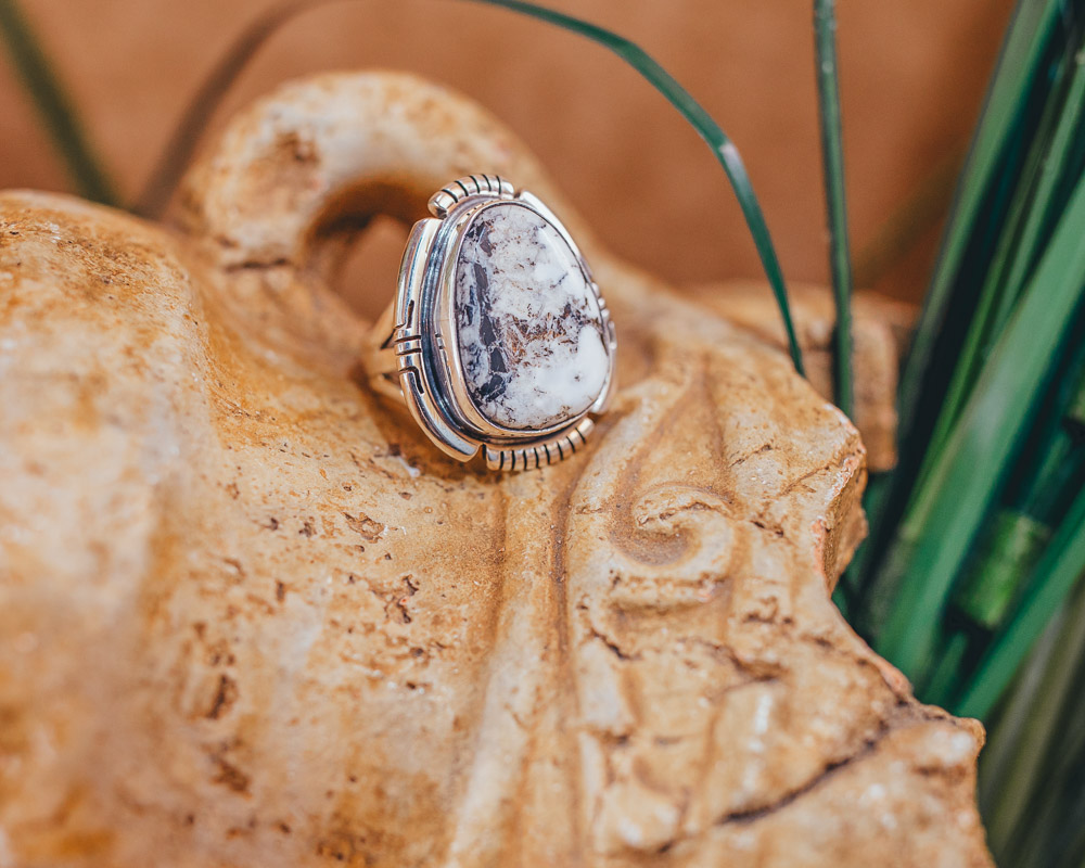 White Buffalo Dakota Sky Stone Native American Made Jewelry