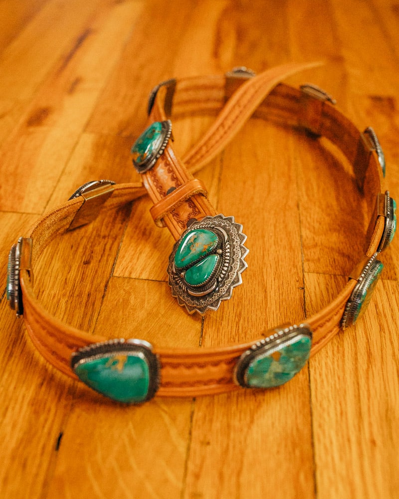 Royston Turquoise Belt - Native Turquoise Jewelry Dakota Sky Stone