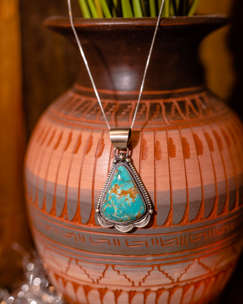 Tyrone Turquoise Native American Jewelry Dakota Sky Stone