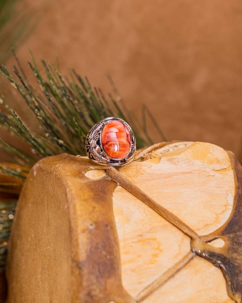 Spiny Oyster Ring Sz. 11 - Native American Turquoise Jewelry - Dakota ...