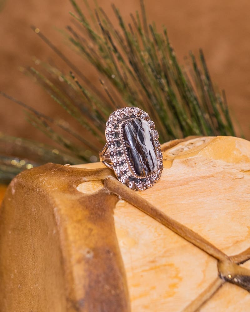 White Buffalo Ring Sz. 6 - Native American Turquoise Jewelry - Dakota ...