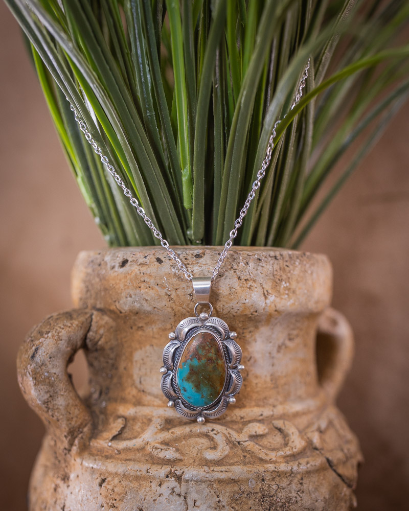 Tyrone Turquoise Native American Jewelry Dakota Sky Stone