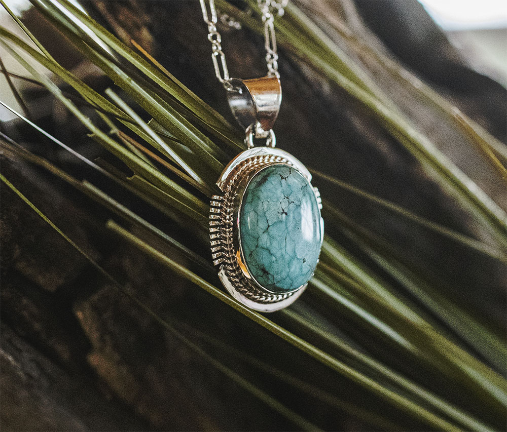 Number 8 Turquoise Native American Jewelry Dakota Sky Stone