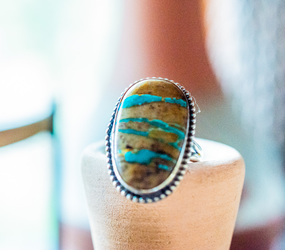 Boulder Turquoise Ring Sz. 6 - Native American Turquoise Jewelry ...