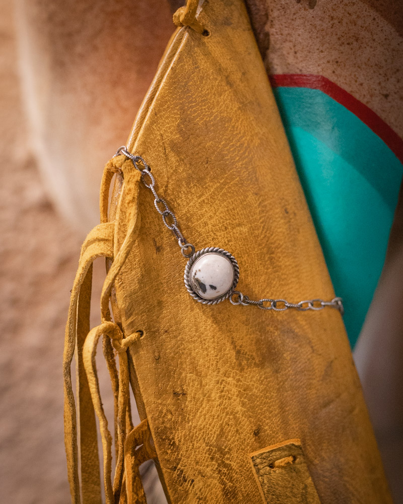White Buffalo Bracelet - Native American Turquoise Jewelry - Dakota Sky ...
