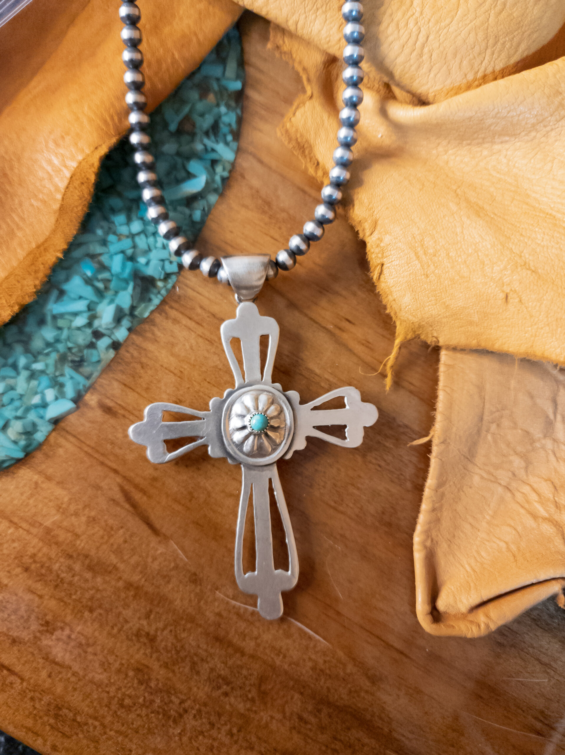 Royston Necklace - Native American Turquoise Jewelry - Dakota Sky Stone