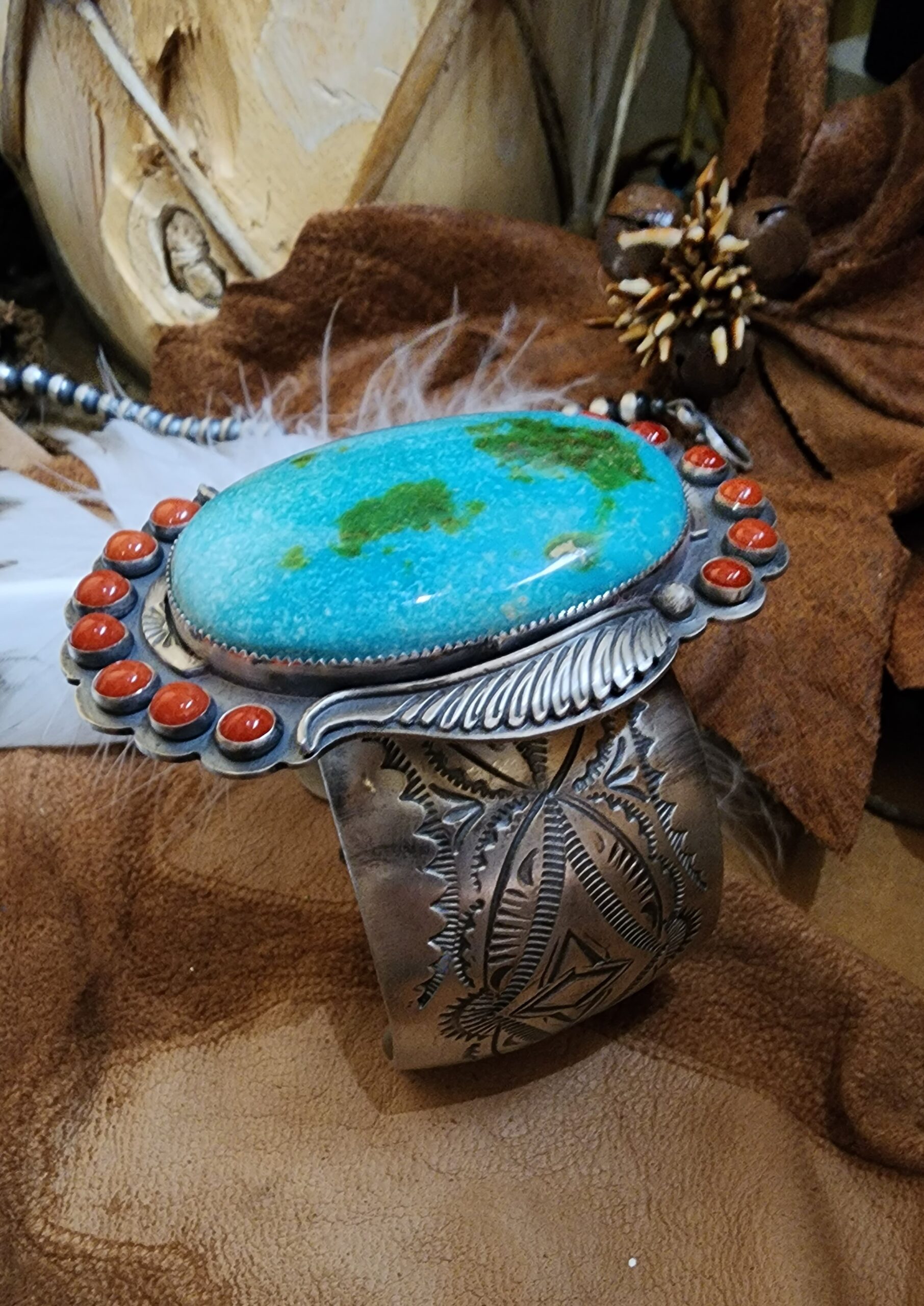 Sierra Nevada Bracelet - Native American Turquoise Jewelry - Dakota Sky ...
