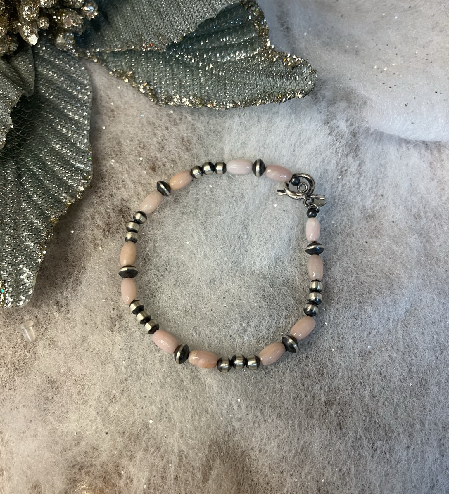 Peruvian Opal and Navajo Pearl Bracelet - Native American Turquoise ...