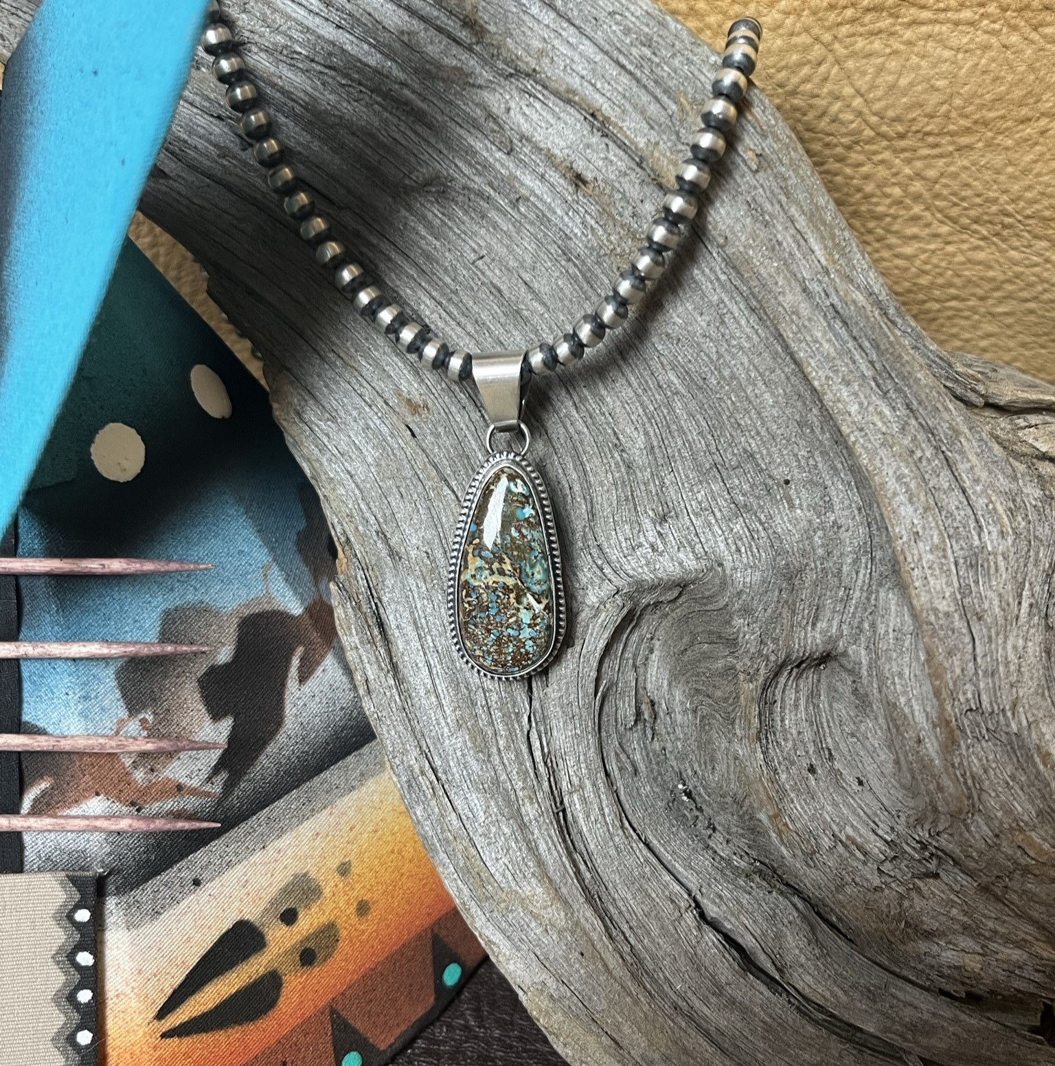 Sunnyside Necklace - Native American Turquoise Jewelry - Dakota Sky Stone