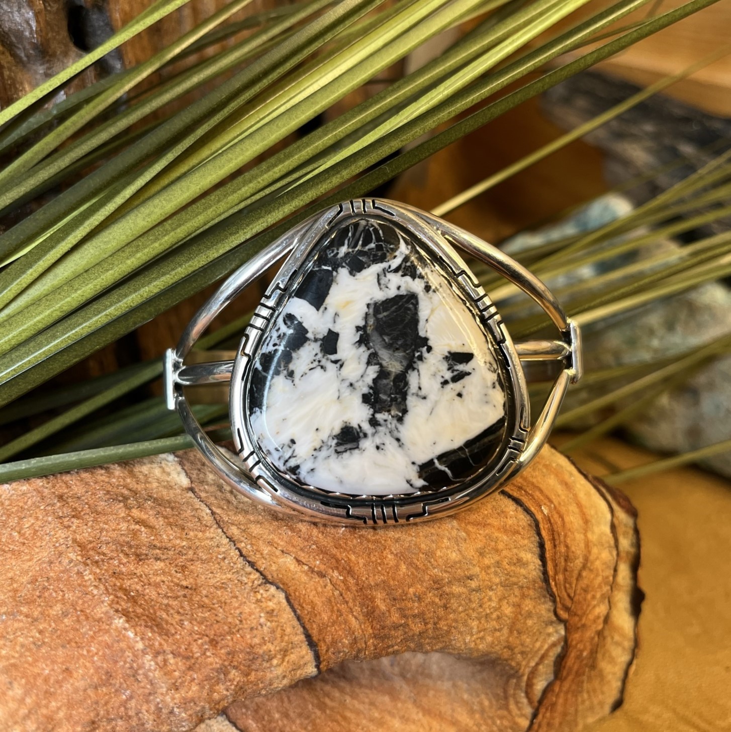 White Buffalo Bracelet - Native American Turquoise Jewelry - Dakota Sky ...