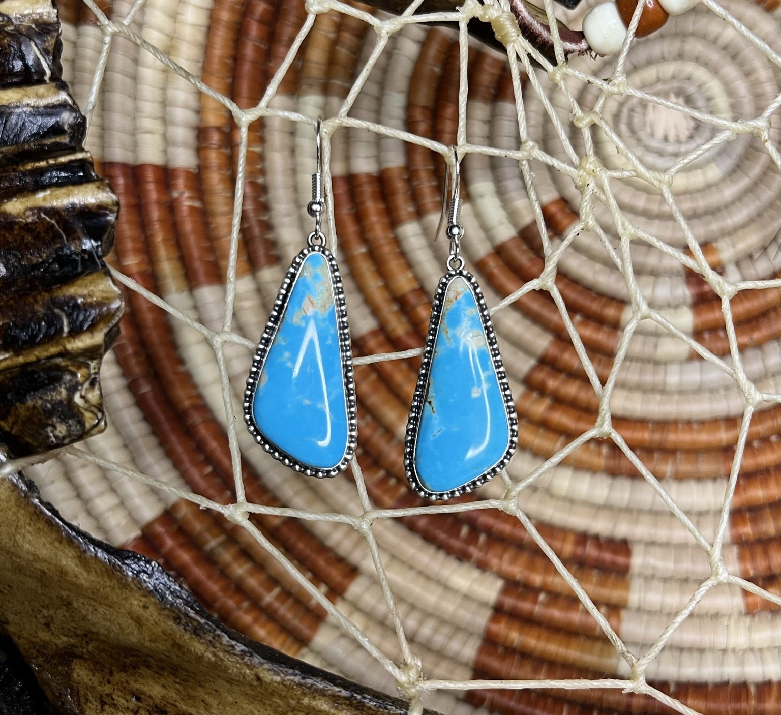 Easter Blue Turquoise Earrings - Native American Turquoise Jewelry ...