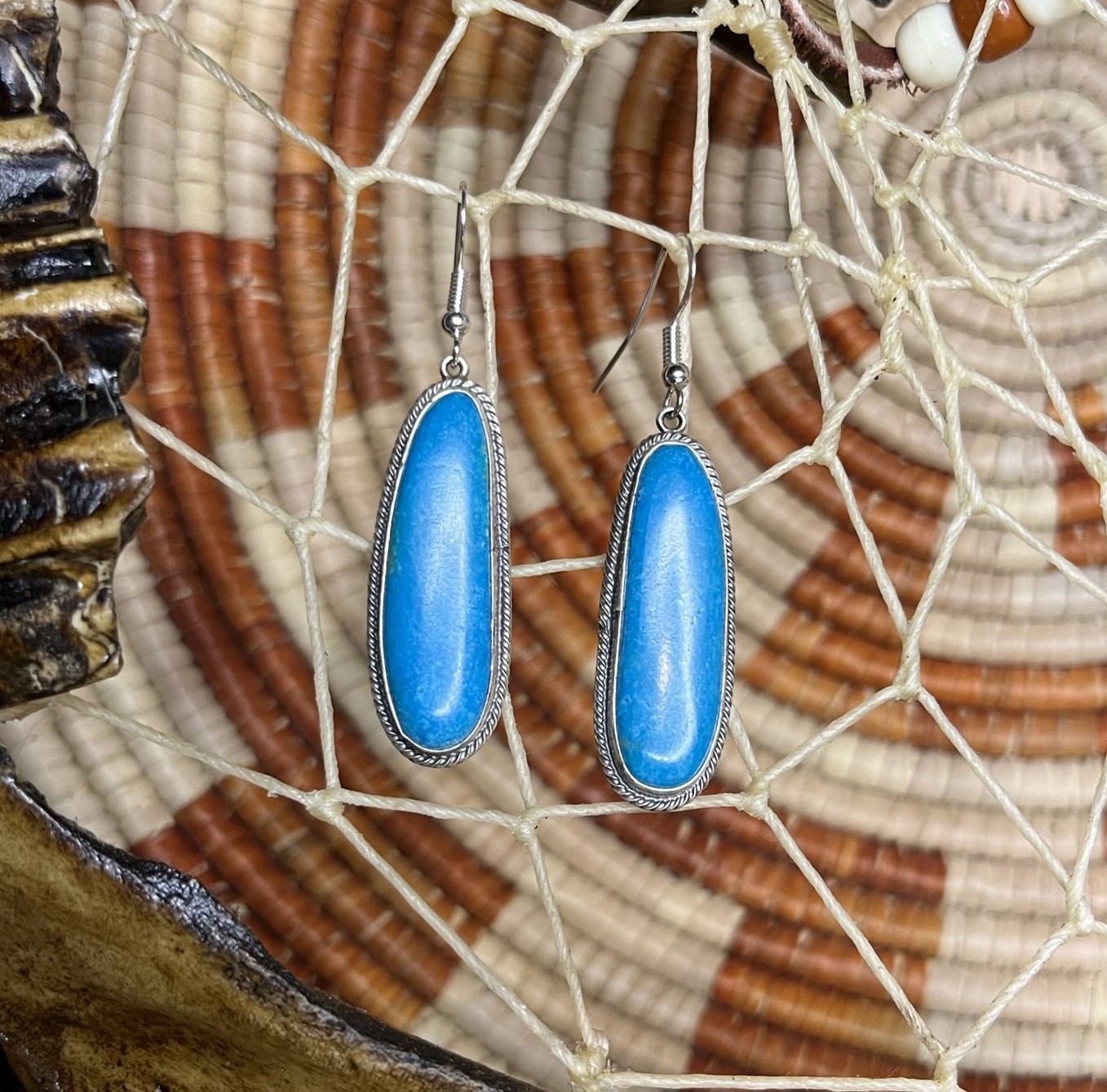 Easter Blue Turquoise Earrings - Native American Turquoise Jewelry ...