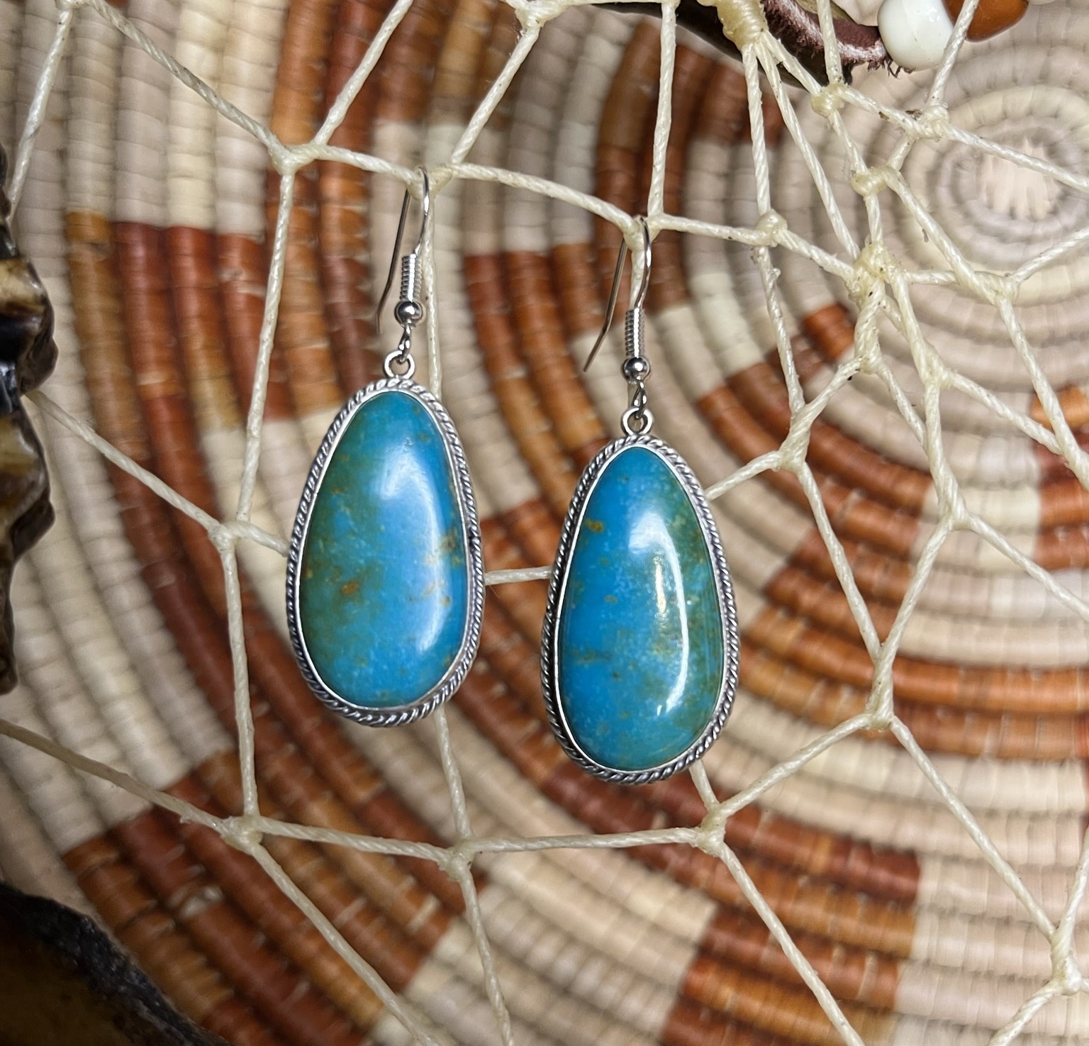 Easter Blue Turquoise Earrings - Native American Turquoise Jewelry ...