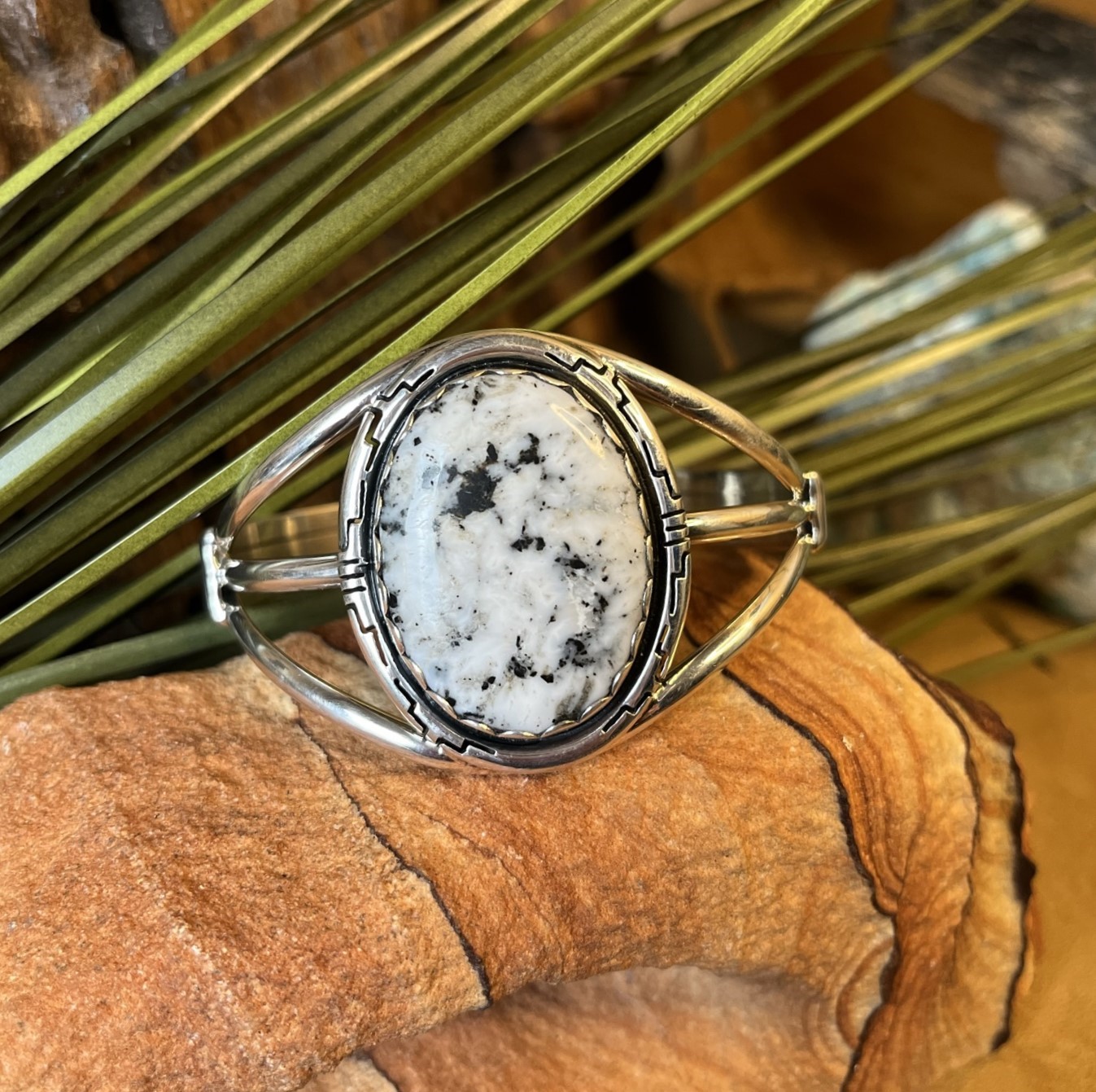 White Buffalo Bracelet - Native American Turquoise Jewelry - Dakota Sky ...