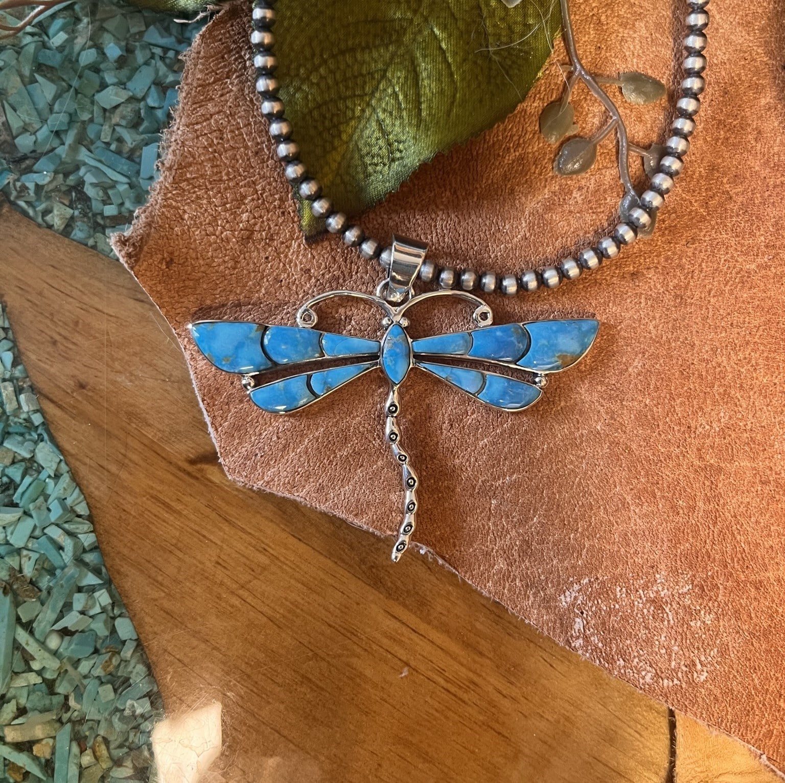 Blue Ridge Turquoise Pendant - Native American Turquoise Jewelry ...