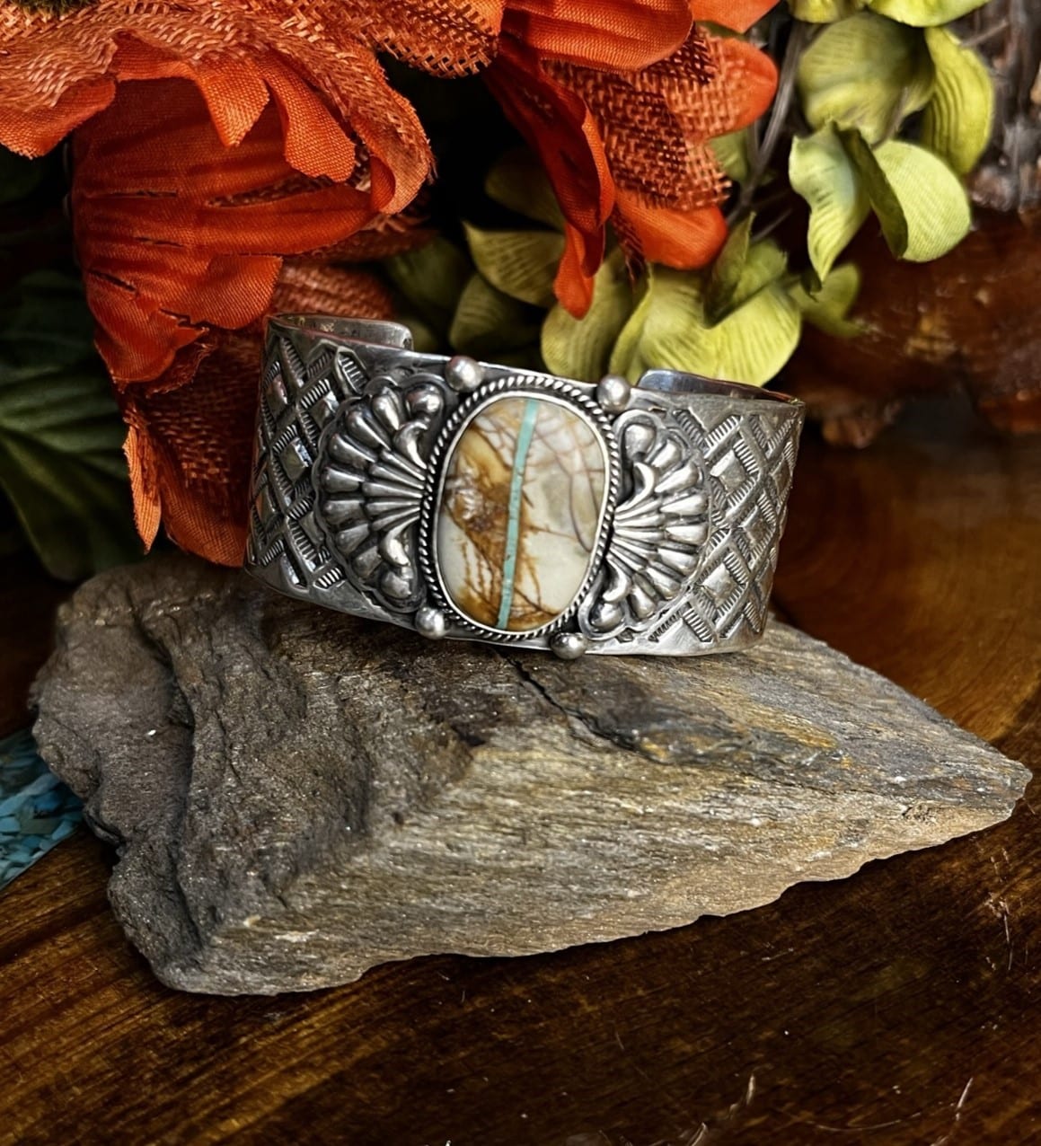 Boulder Turquoise Bracelet - Native American Turquoise Jewelry - Dakota ...