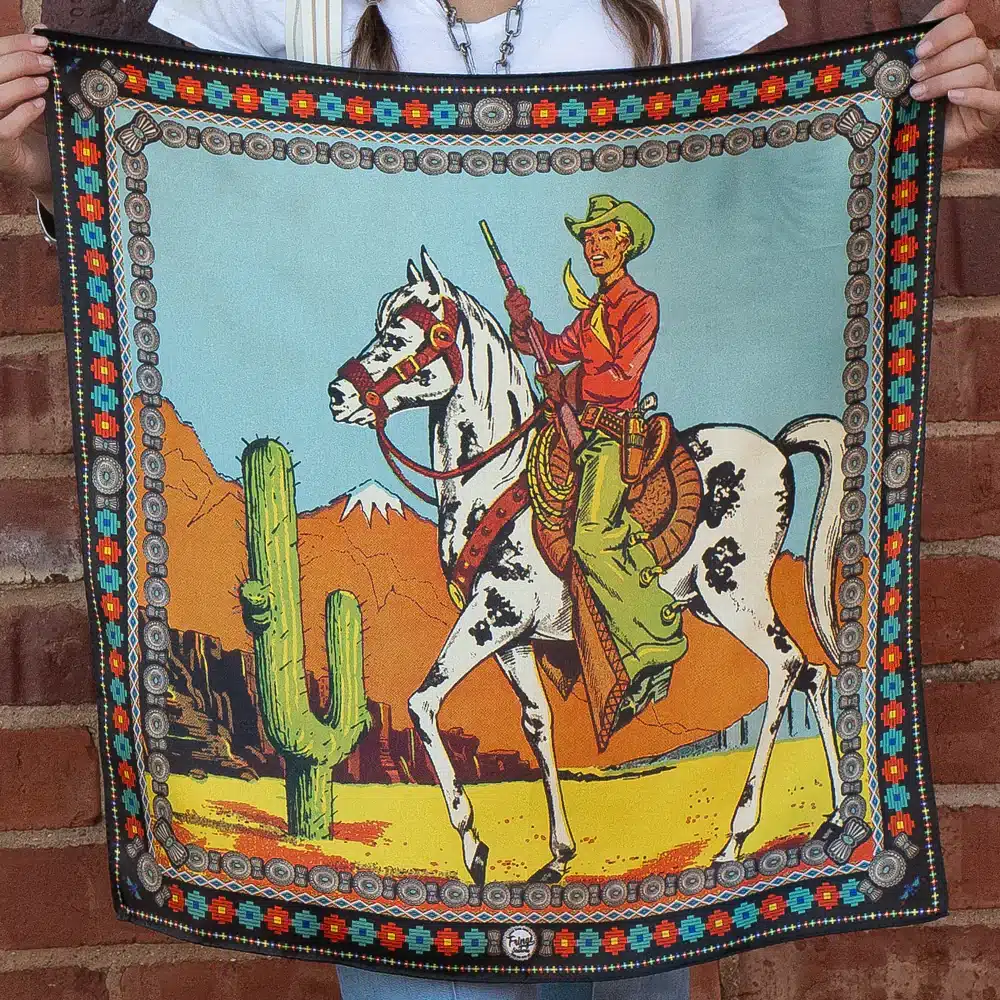 Ranger Fringe Scarf Black - Native American Turquoise Jewelry - Dakota ...