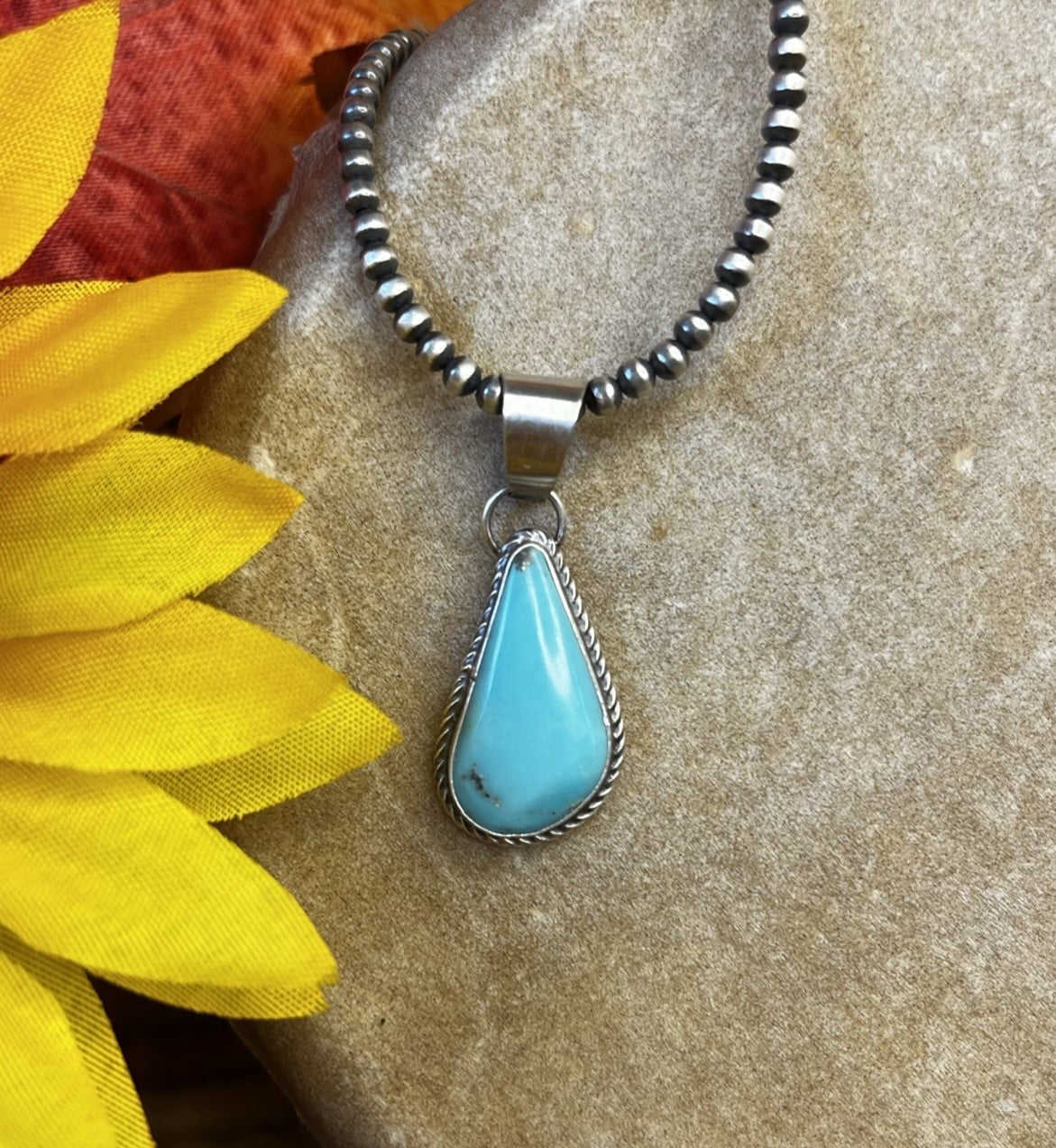 Easter Blue Turquoise Necklace - Native American Turquoise Jewelry ...