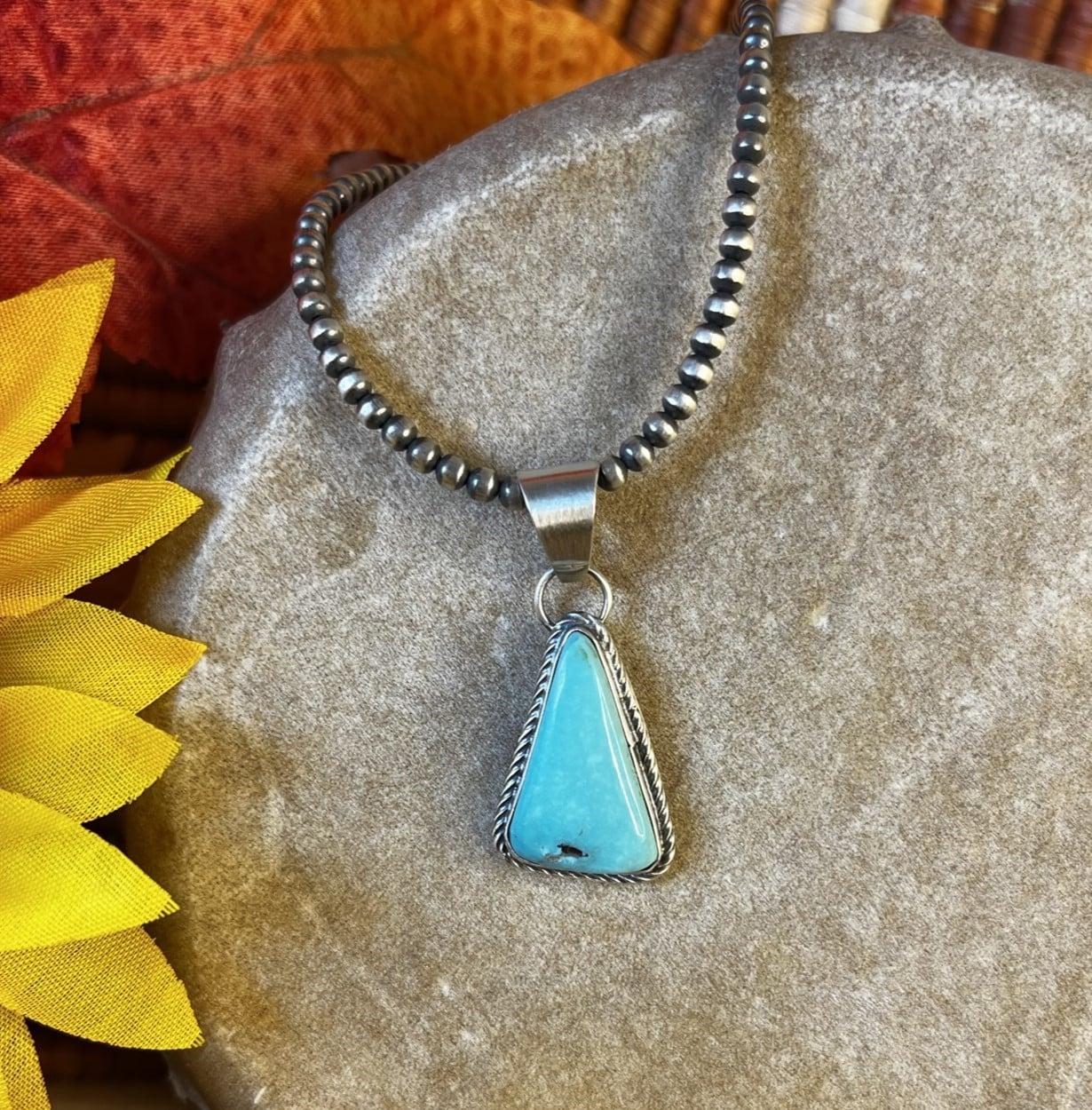 Easter Blue Turquoise Necklace - Native American Turquoise Jewelry ...