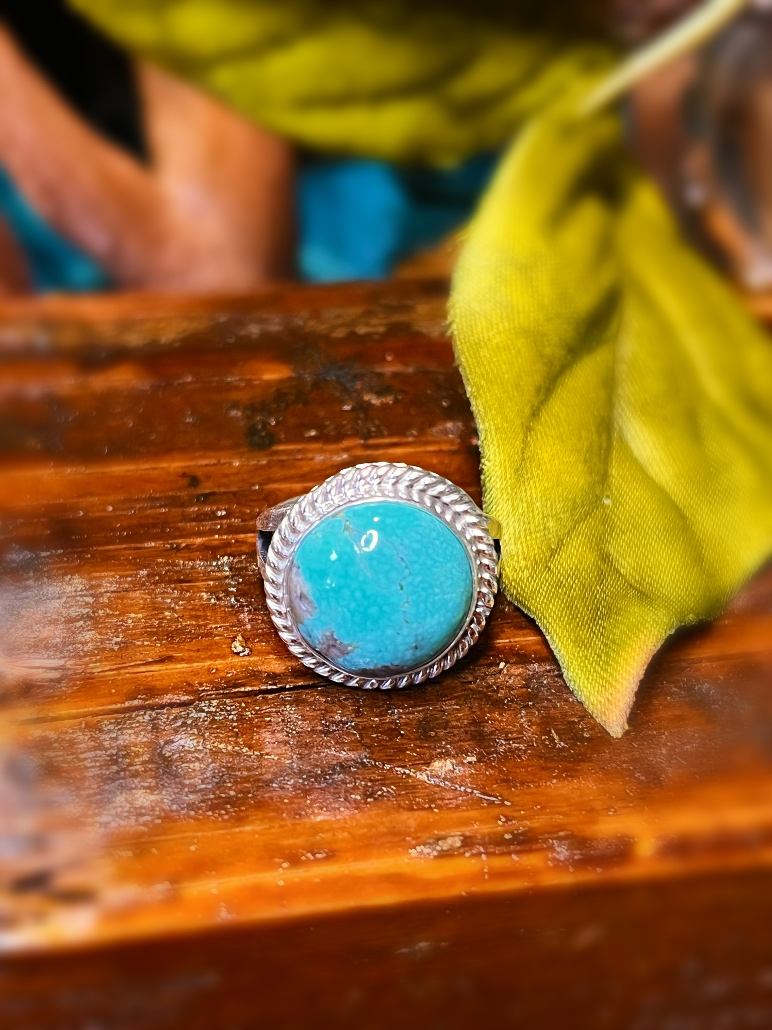 Boulder Turquoise Ring Sz. 7 - Native American Turquoise Jewelry ...