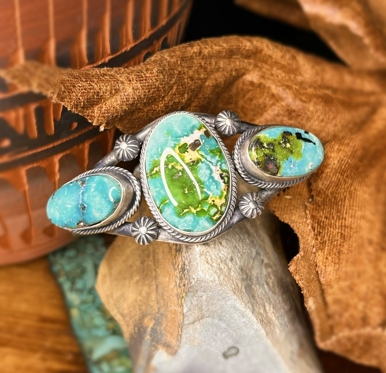 Sierra Nevada Turquoise Bracelet - Native American Turquoise Jewelry ...