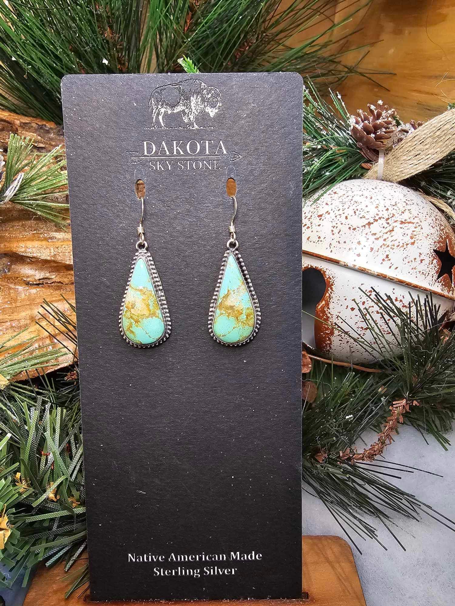 Easter Blue Turquoise Earrings - Native American Turquoise Jewelry ...