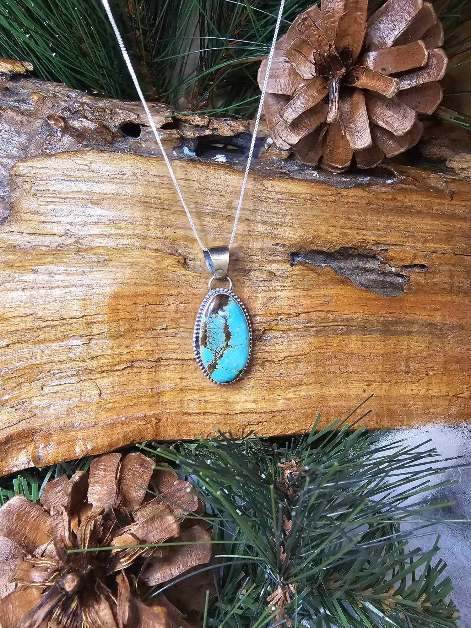 Easter Blue Turquoise Pendant - Native American Turquoise Jewelry ...
