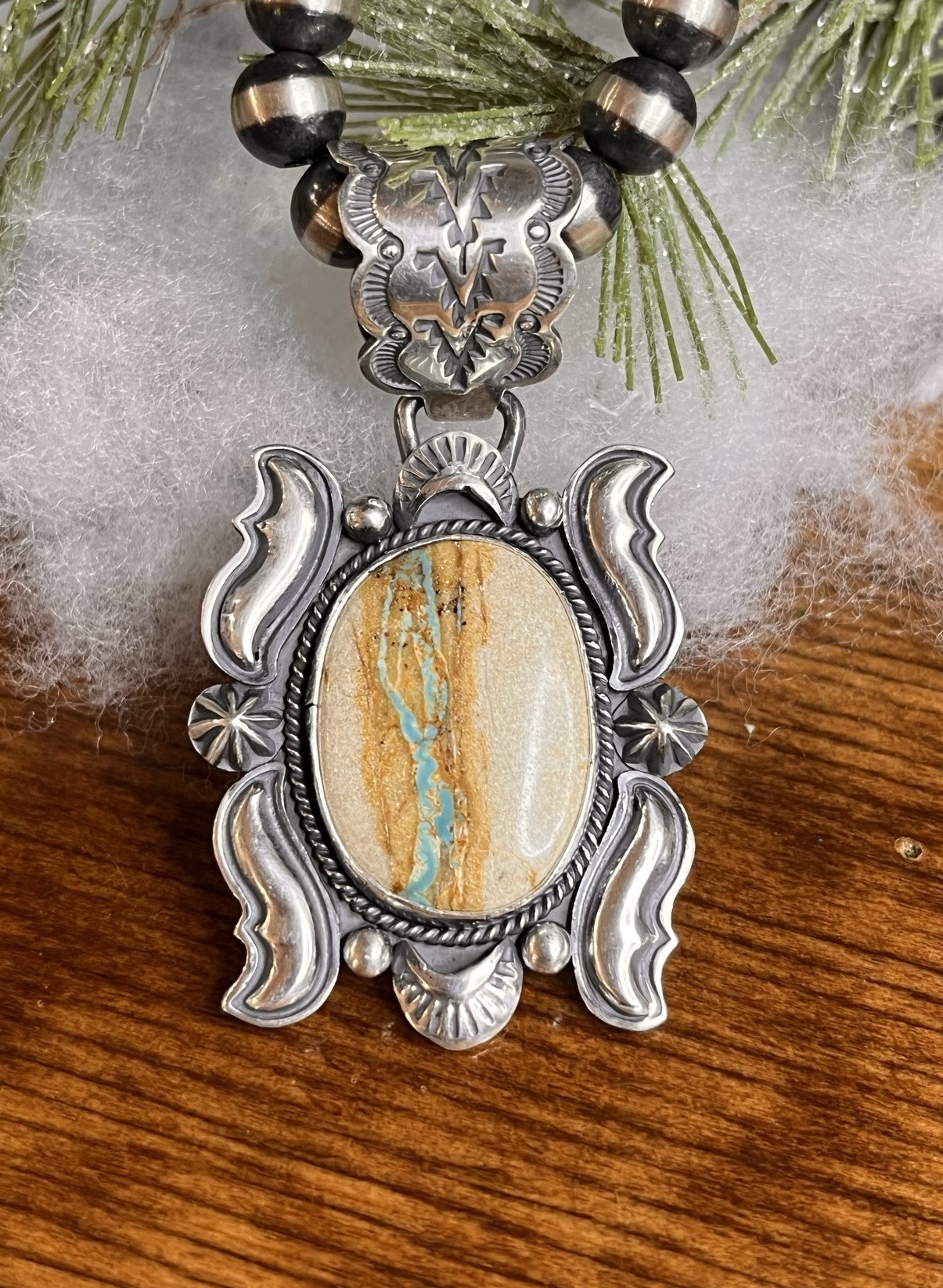 Boulder Turquoise Necklace - Native American Turquoise Jewelry - Dakota ...