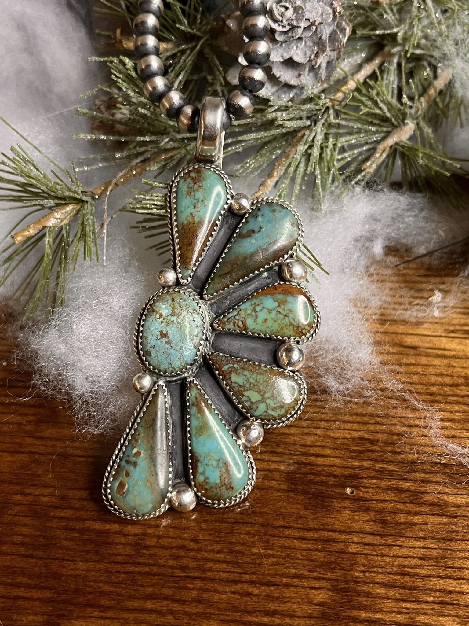 Tyrone Turquoise Necklace - Native American Turquoise Jewelry - Dakota ...