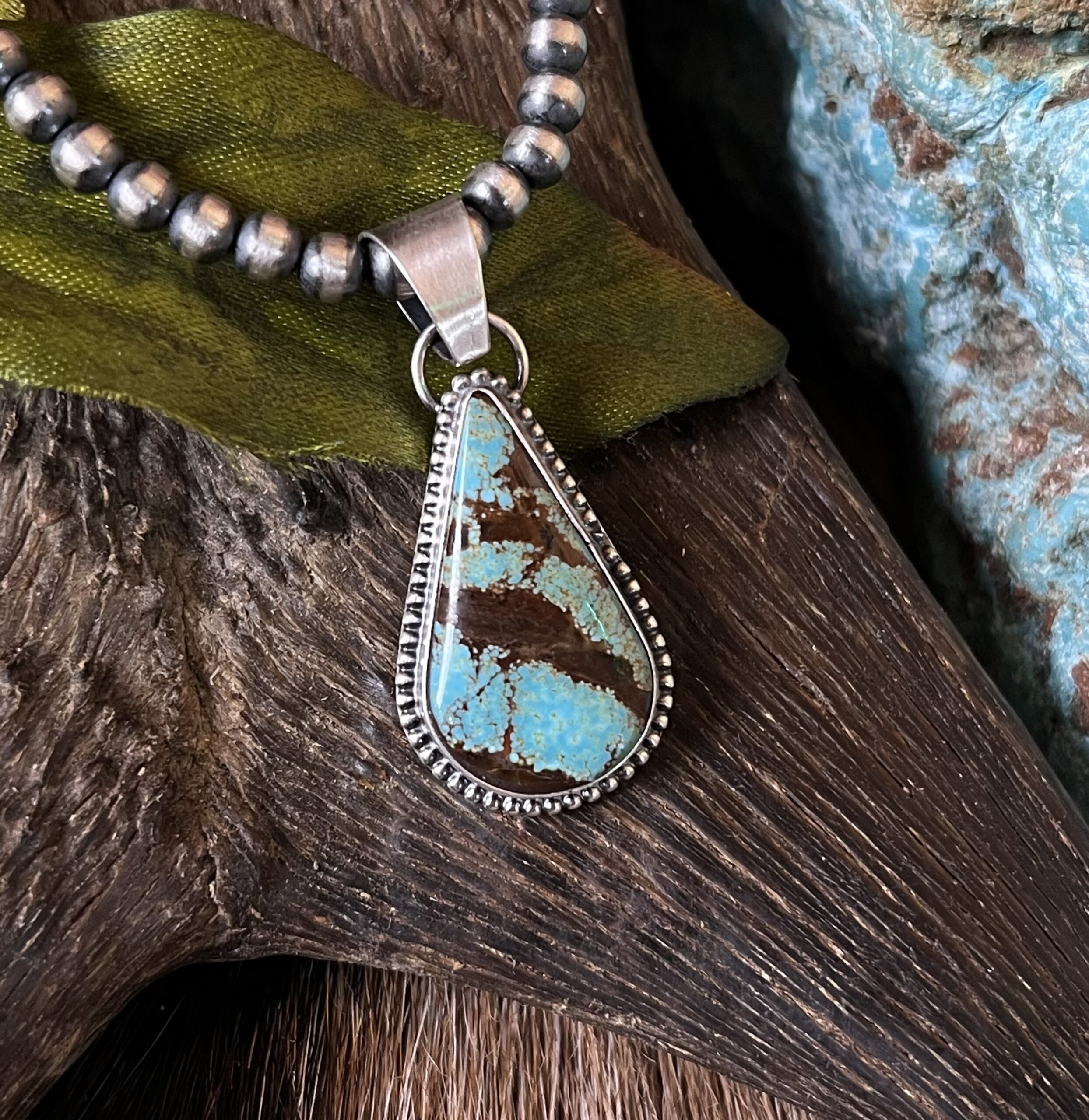 Easter Blue Turquoise Necklace - Native American Turquoise Jewelry ...