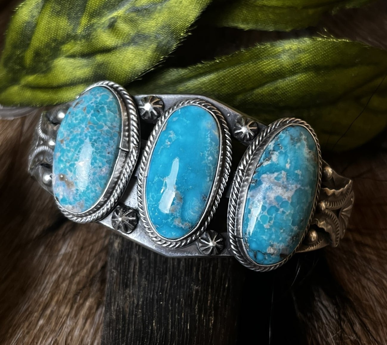 White Water Turquoise Bracelet - Native American Turquoise Jewelry ...