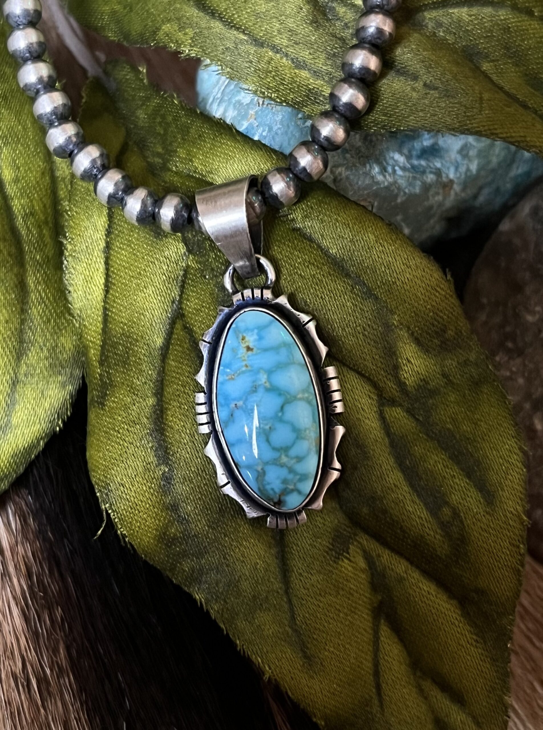 Sierra Nevada Turquoise Necklace - Native American Turquoise Jewelry ...