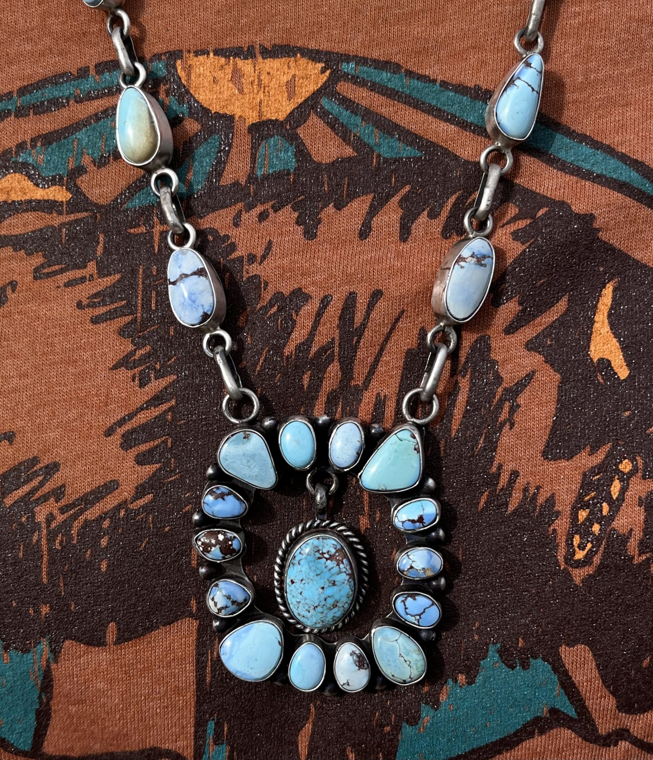 Golden Hills Turquoise Necklace - Native American Turquoise Jewelry ...