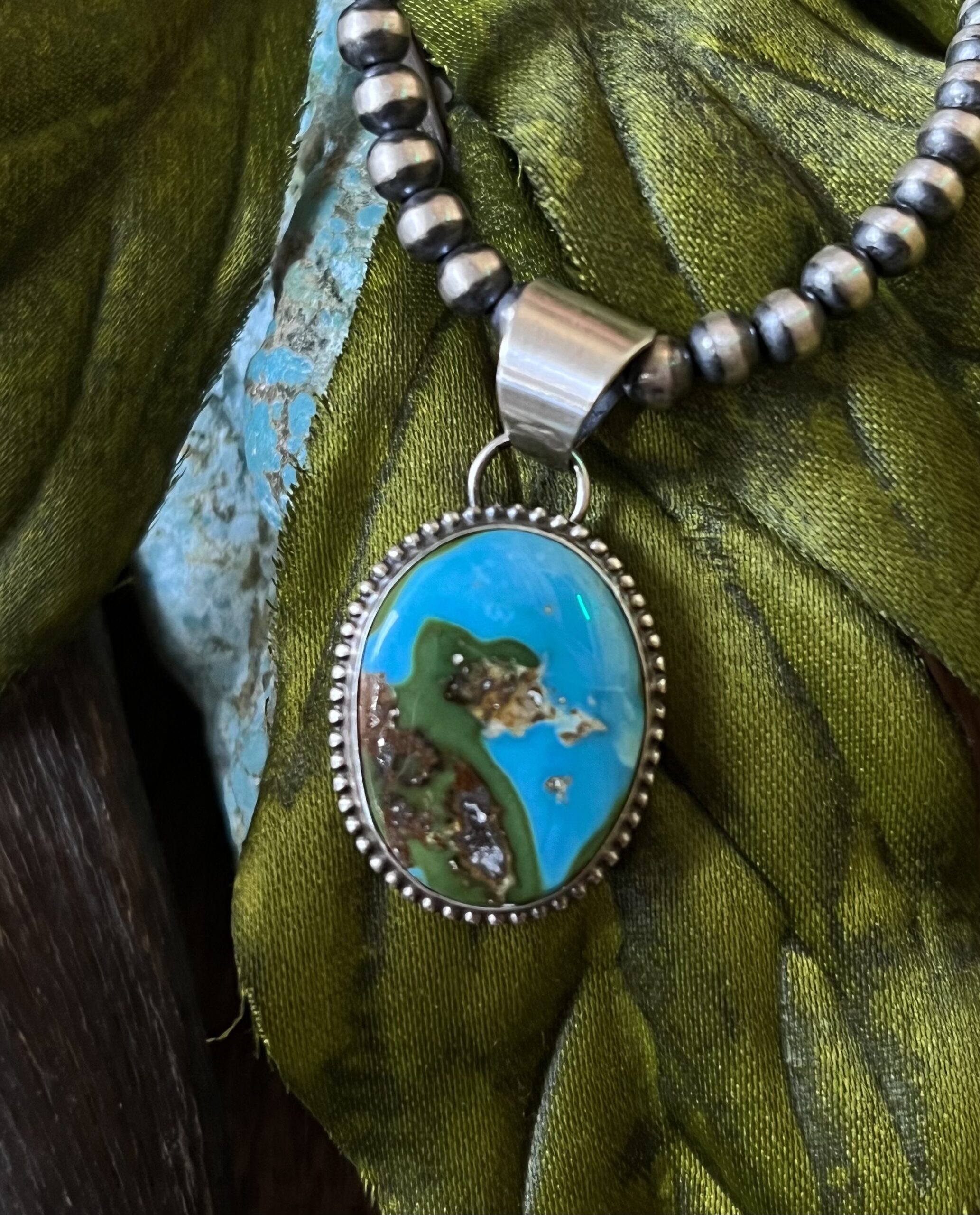 Sierra Nevada Turquoise Necklace - Native American Turquoise Jewelry ...