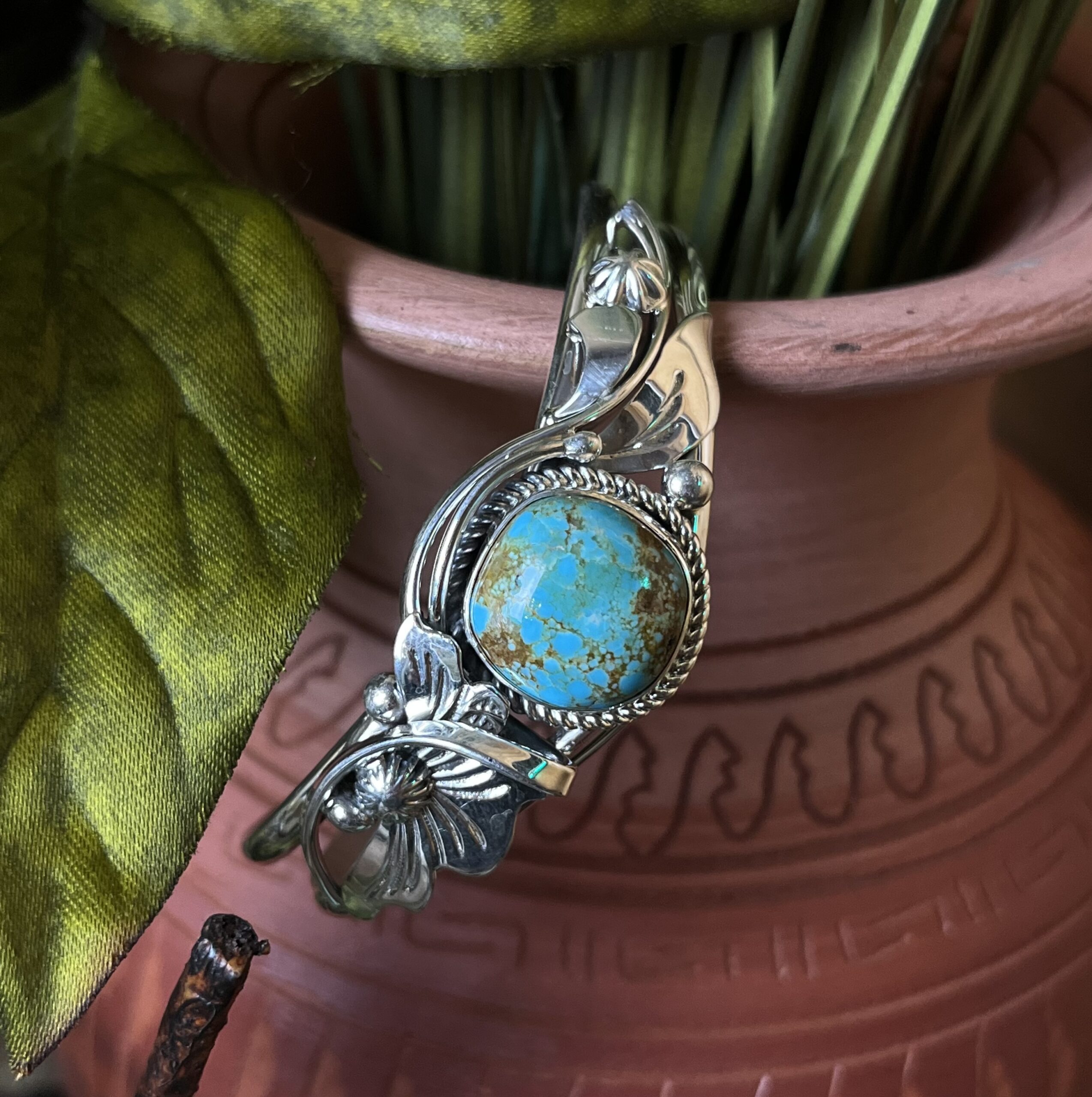 Tyrone Turquoise Bracelet - Native American Turquoise Jewelry - Dakota ...