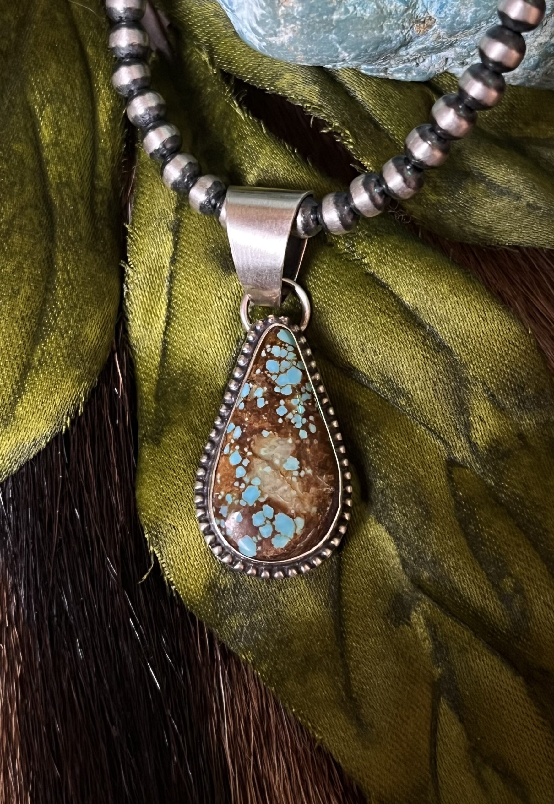 Number 8 Turquoise Necklace - Native American Turquoise Jewelry ...
