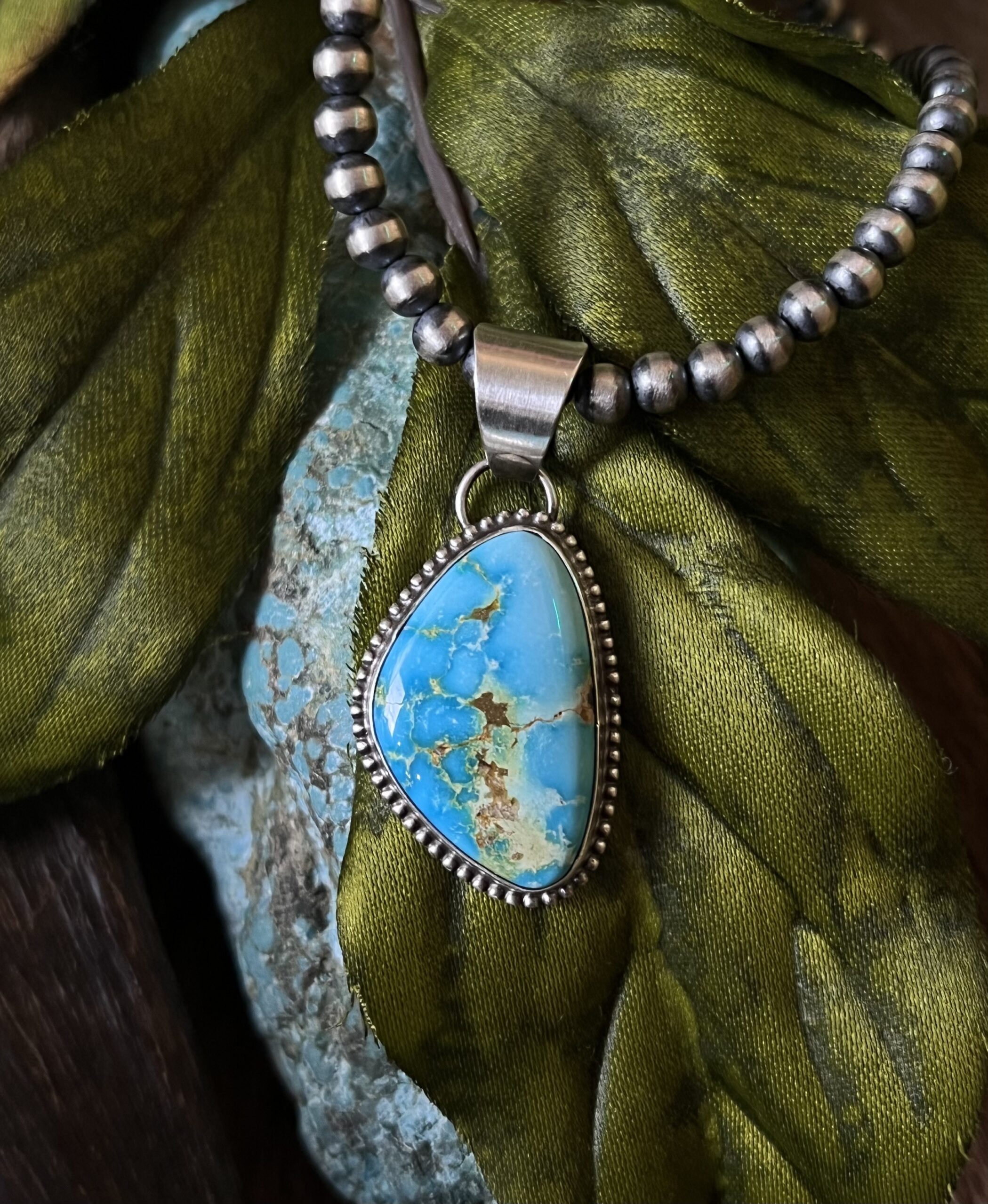 Sierra Nevada Turquoise Necklace - Native American Turquoise Jewelry ...