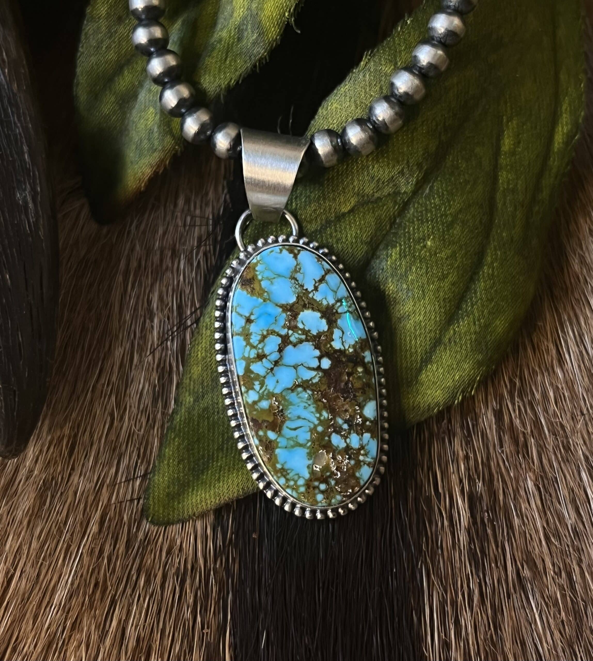 White Water Turquoise Necklace - Native American Turquoise Jewelry ...