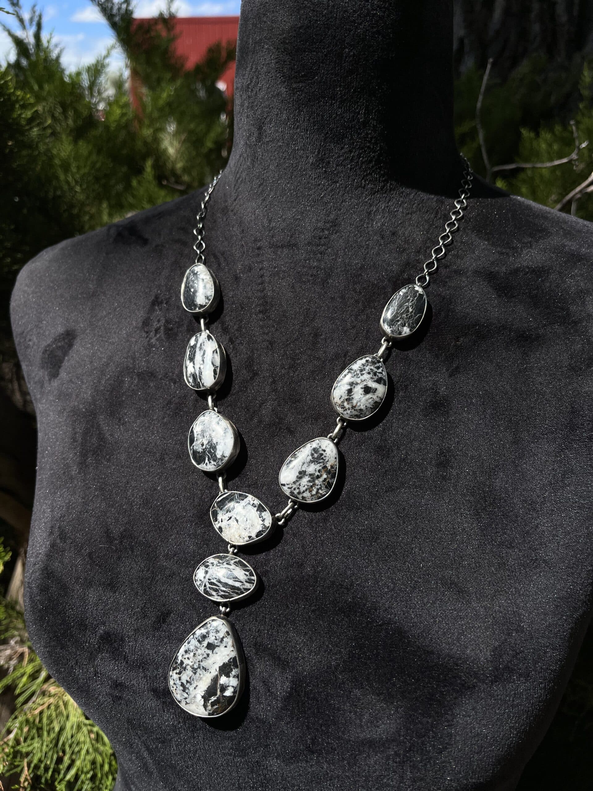 White Buffalo Turquoise Set - Native American Turquoise Jewelry ...