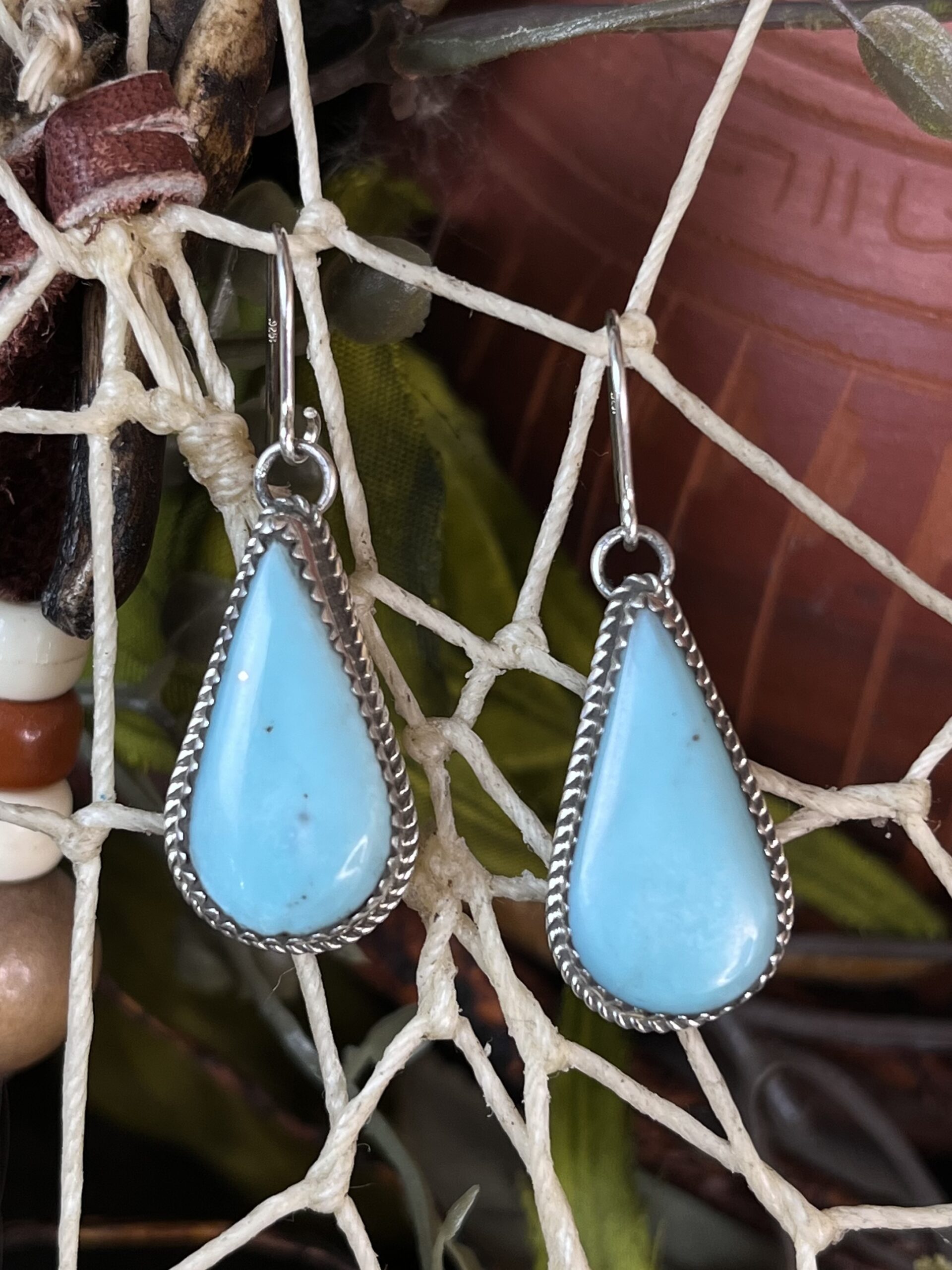 Easter Blue Turquoise Earrings - Native American Turquoise Jewelry ...