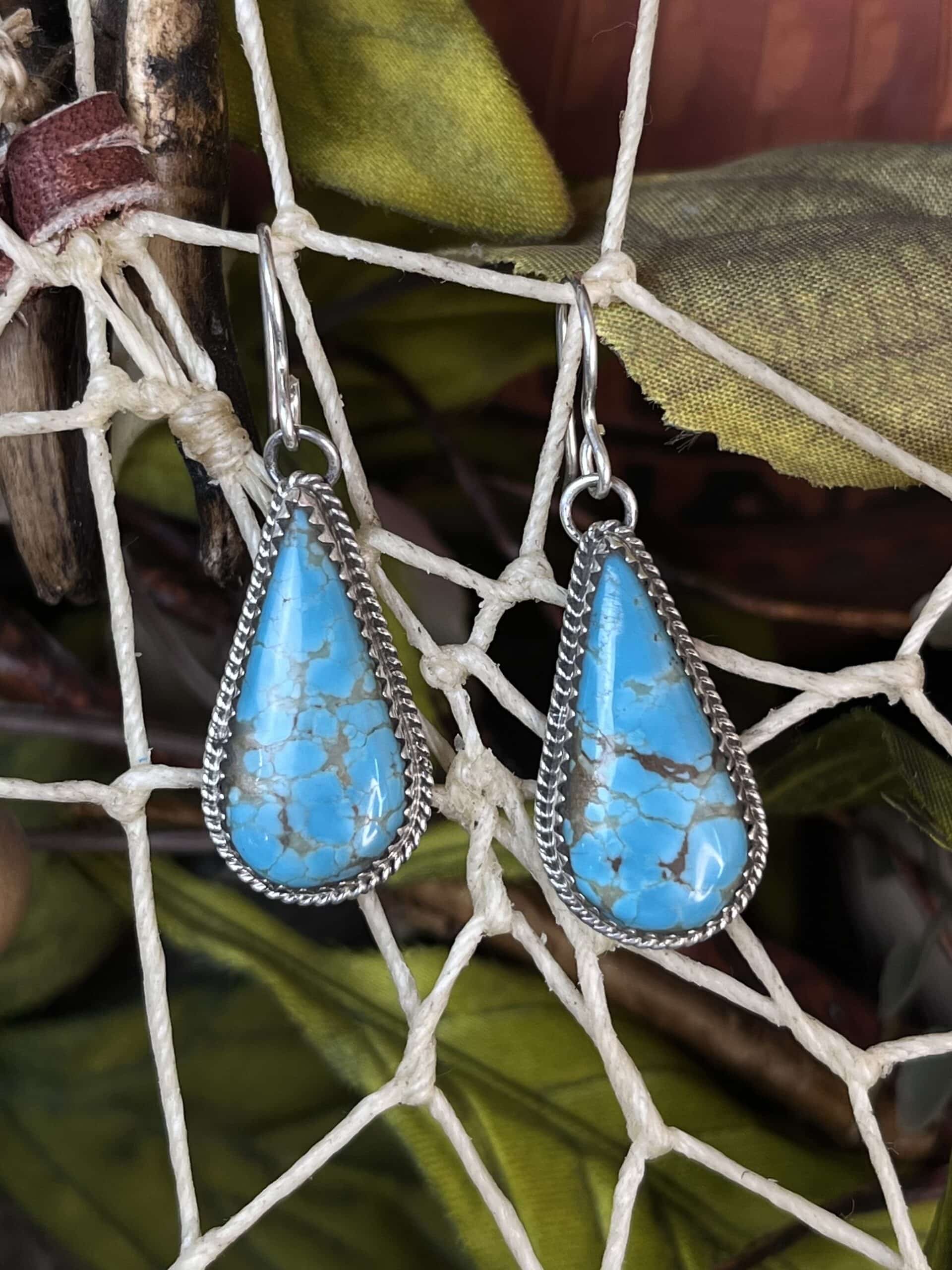 Easter Blue Turquoise Earrings - Native American Turquoise Jewelry ...