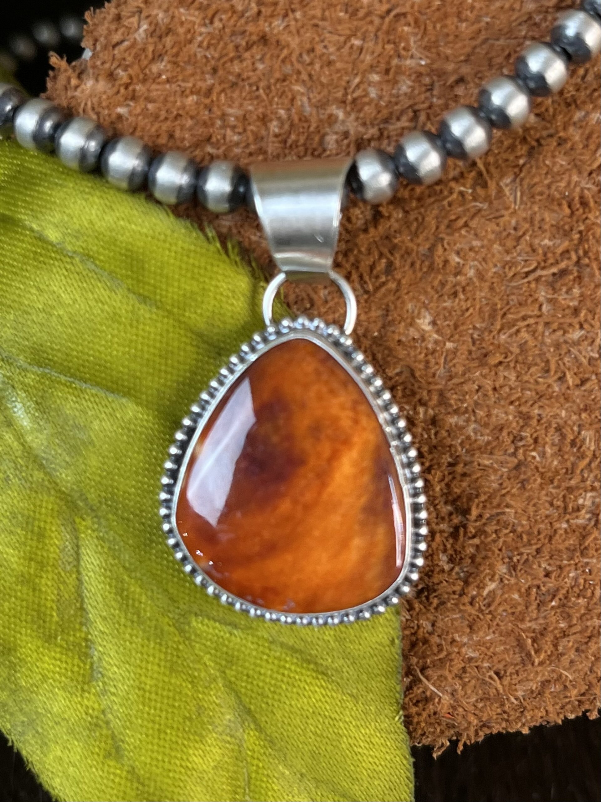 Spiny Oyster Necklace - Native American Turquoise Jewelry - Dakota Sky ...