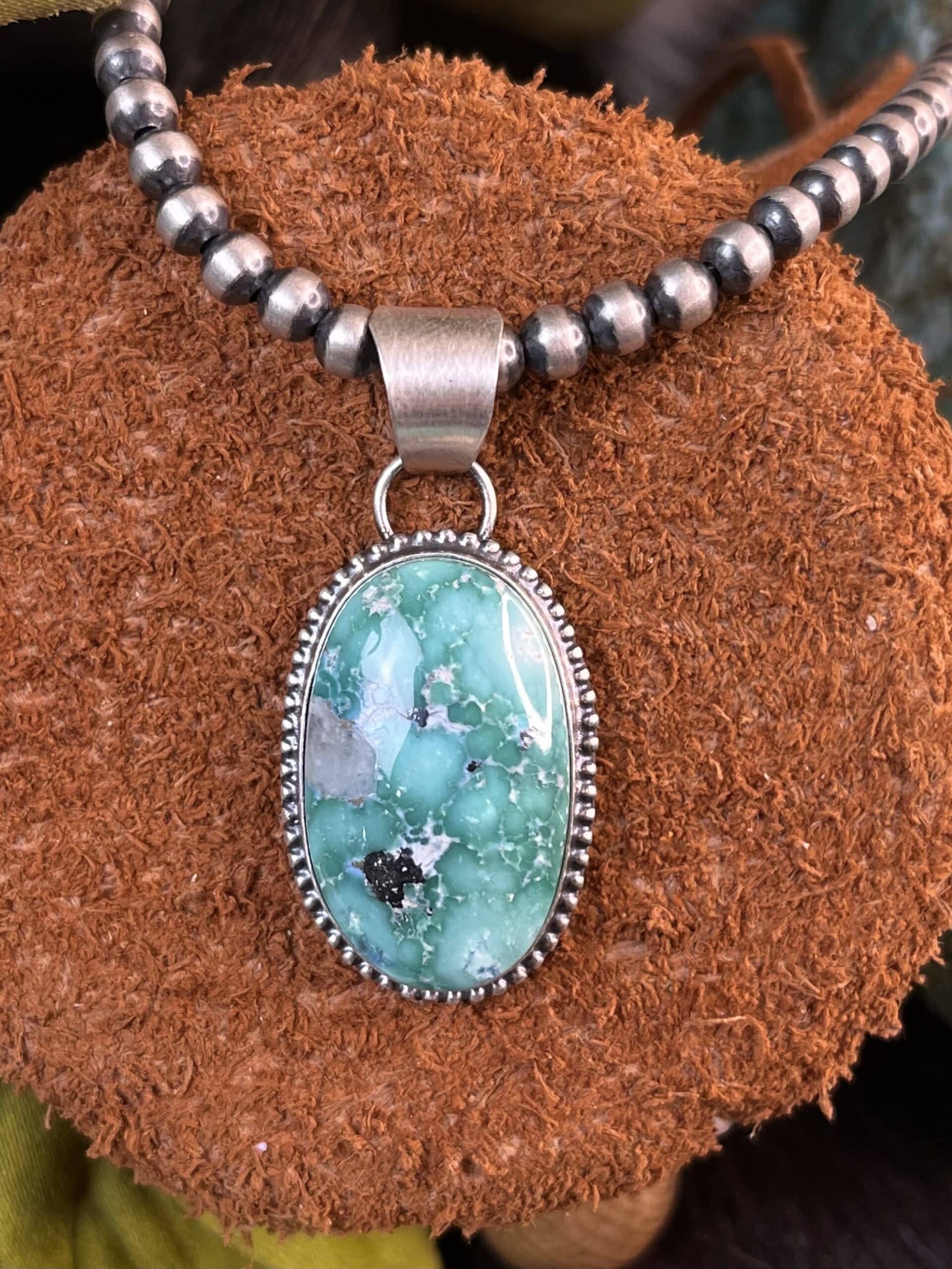 White Water Turquoise Necklace - Native American Turquoise Jewelry ...