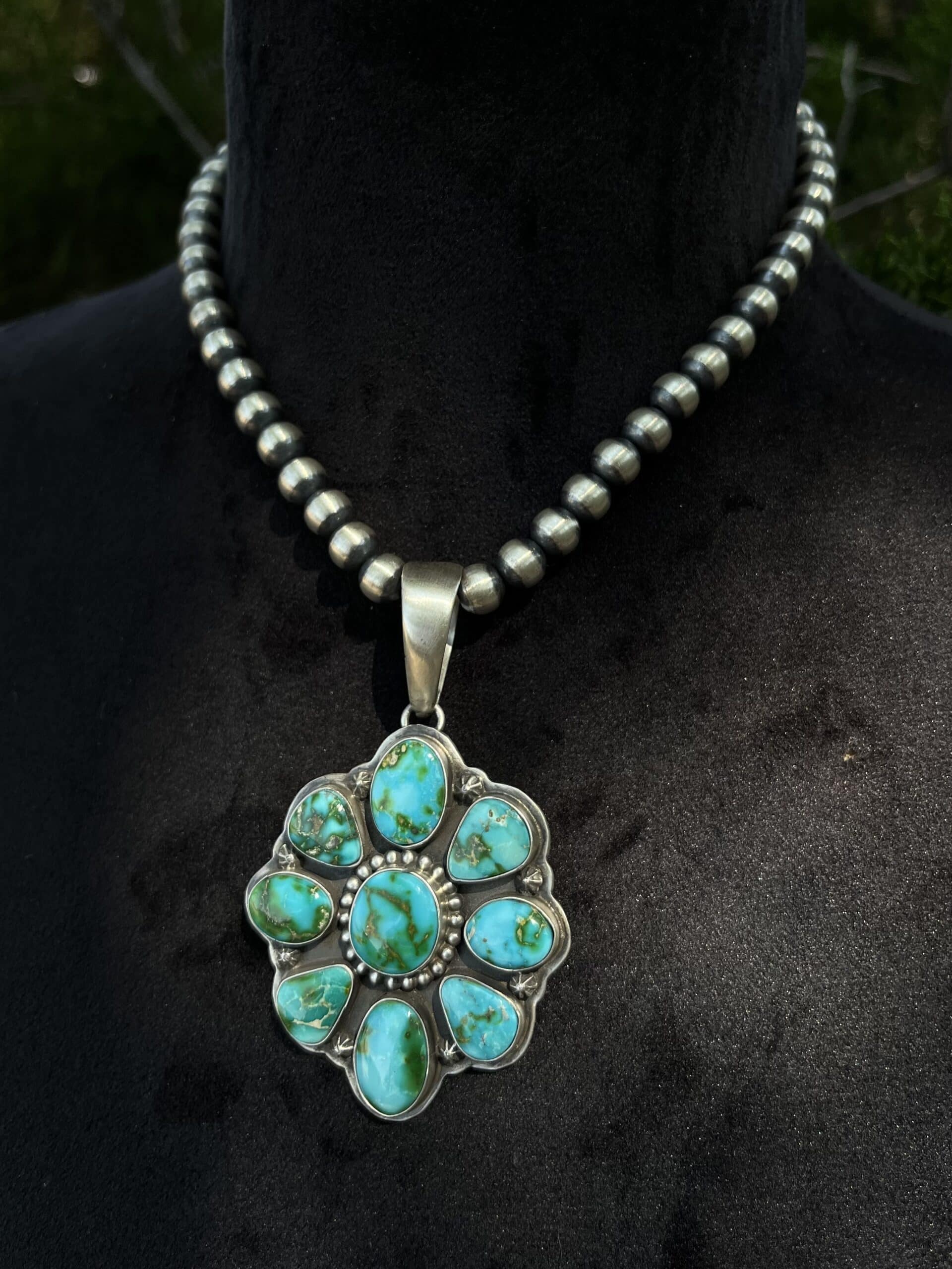 Sierra Nevada Turquoise Necklace - Native American Turquoise Jewelry ...