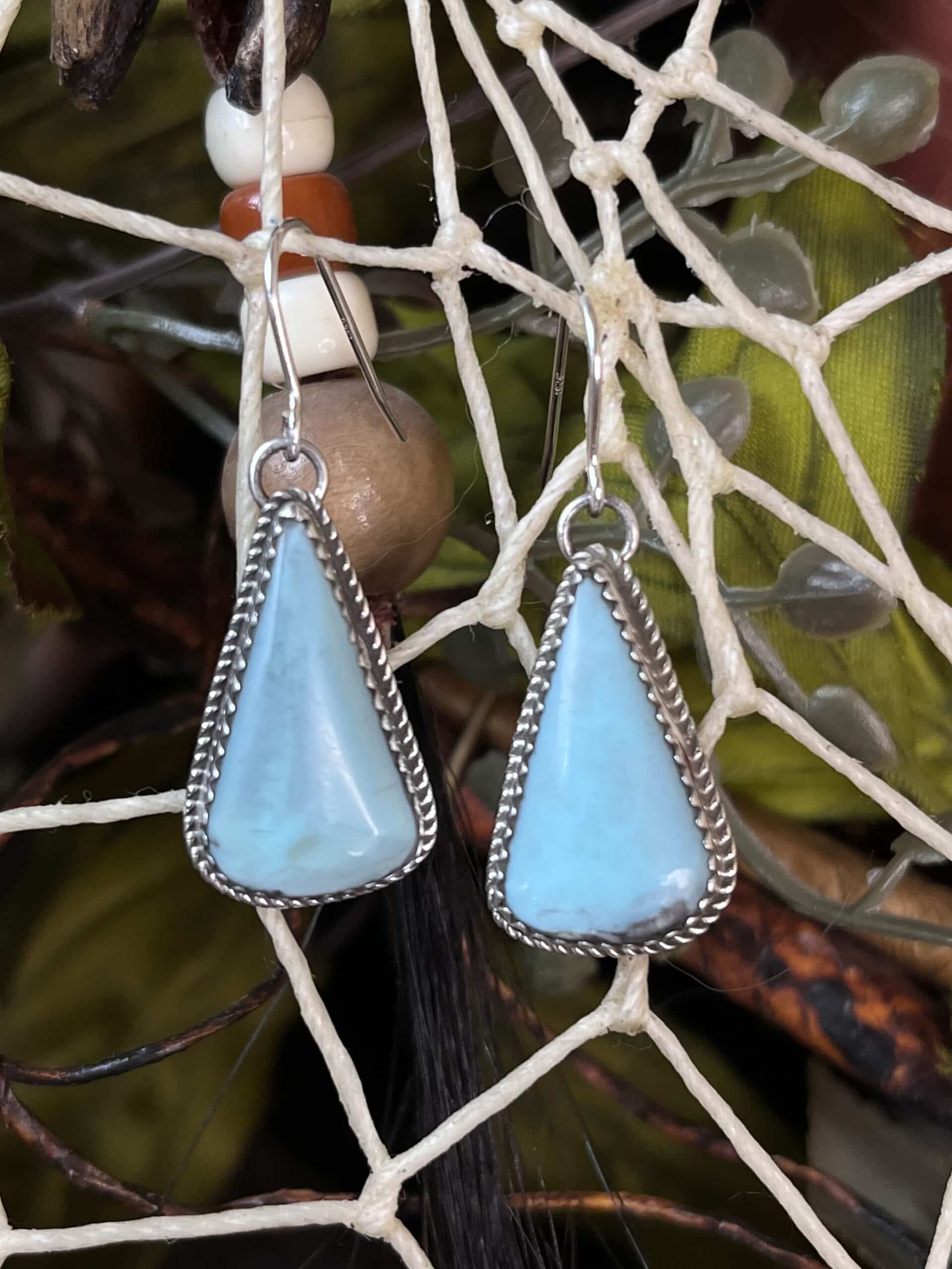 Easter Blue Turquoise Earrings - Native American Turquoise Jewelry ...