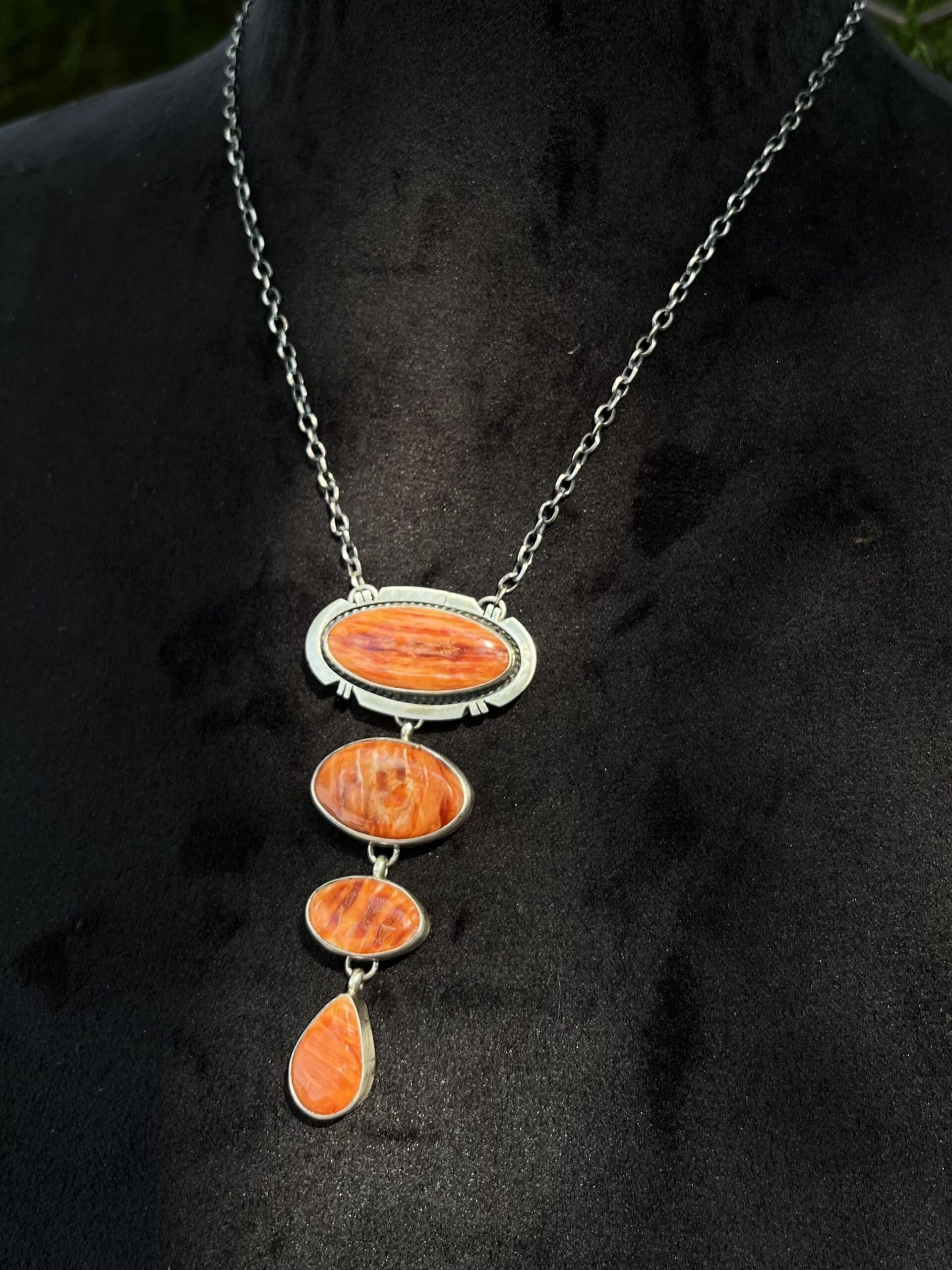 Spiny Oyster Necklace - Native American Turquoise Jewelry - Dakota Sky ...